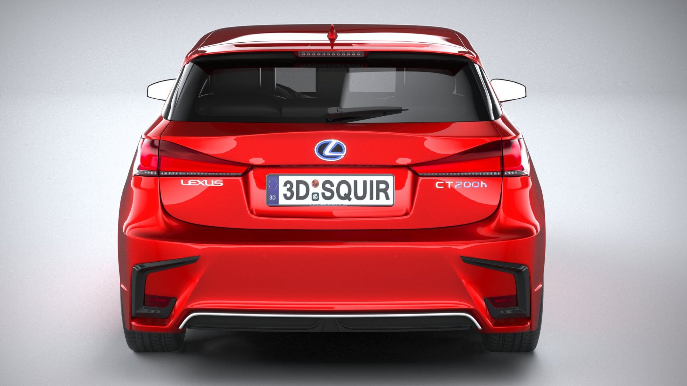 Lexus CT 200h Regular 2020 - 3D Model by SQUIR
