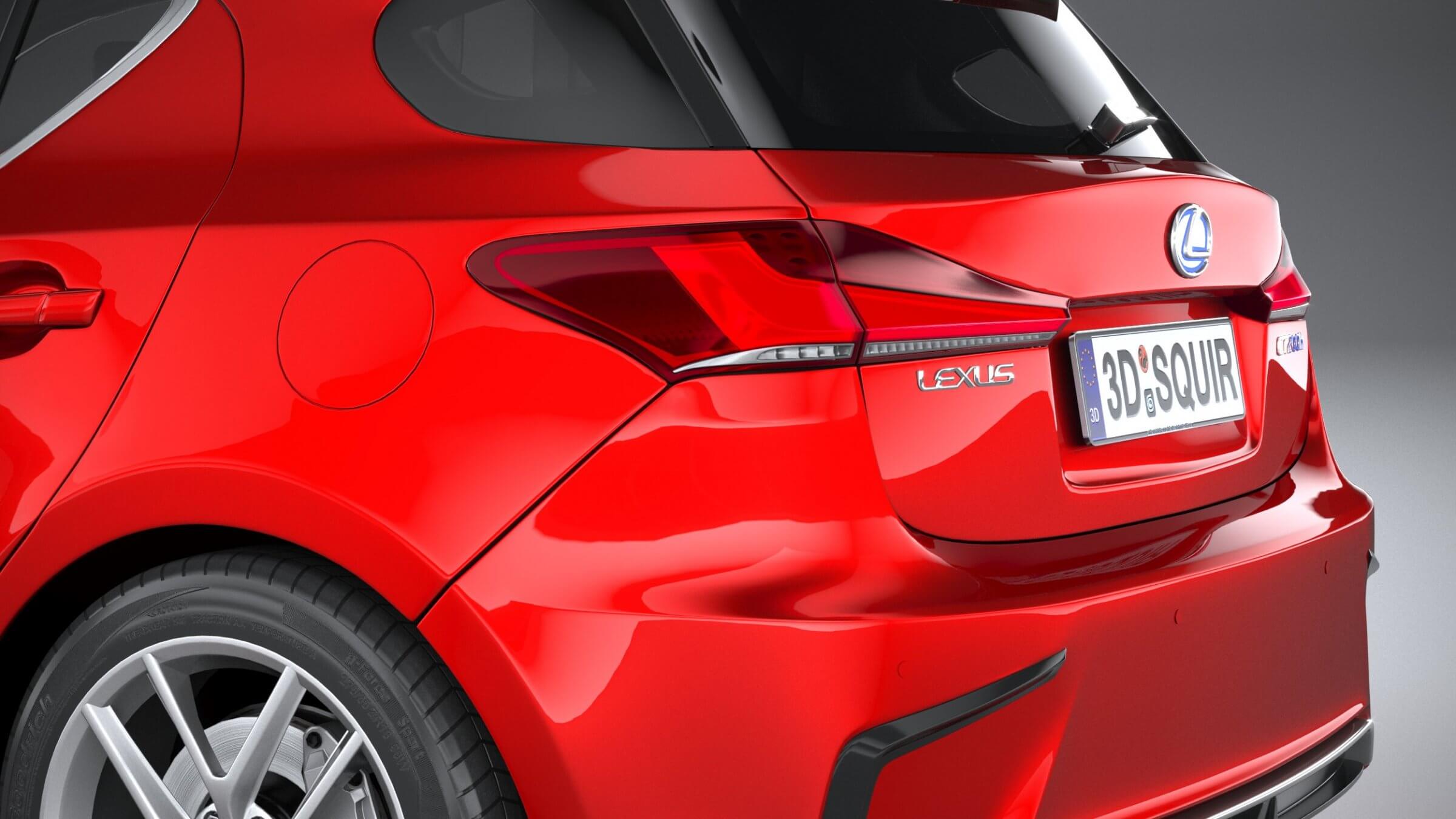 Lexus CT 200h Regular 2020 - 3D Model by SQUIR