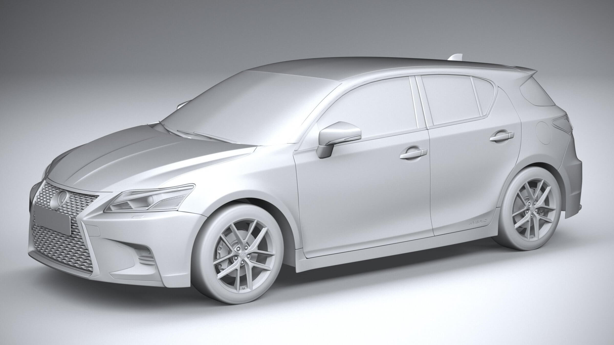 Lexus CT 200h Regular 2020 - 3D Model by SQUIR