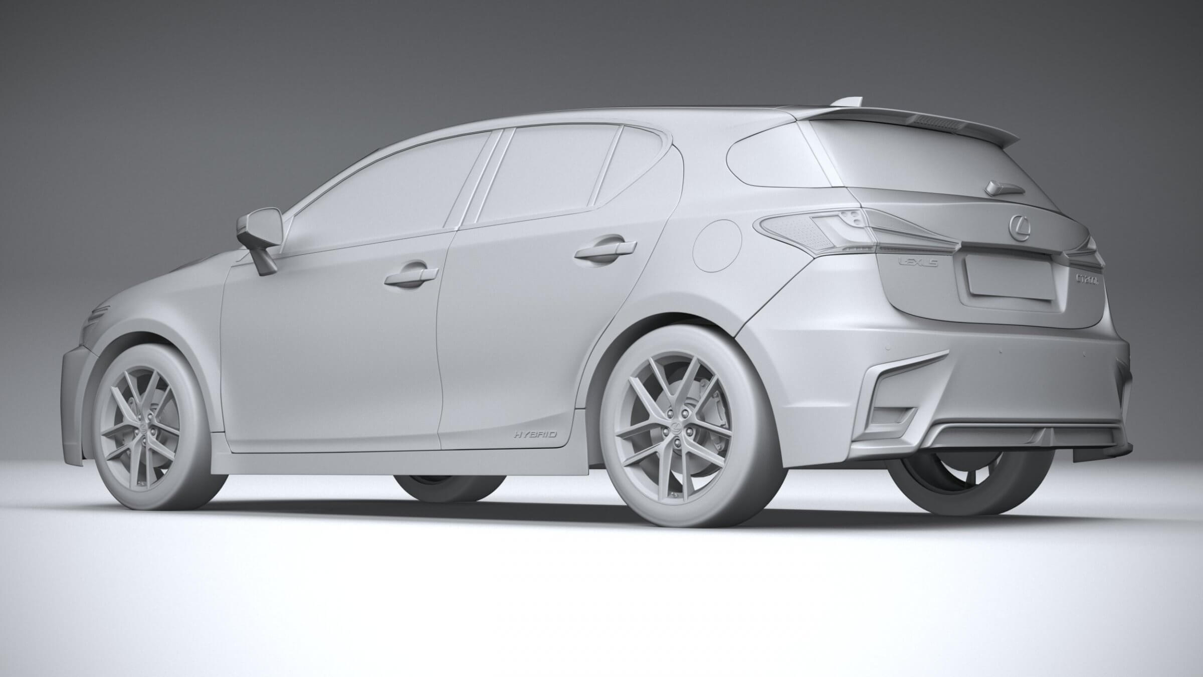 Lexus CT 200h Regular 2020 - 3D Model by SQUIR