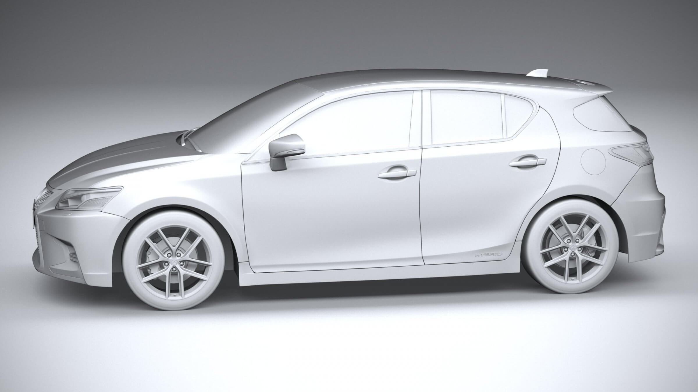 Lexus CT 200h Regular 2020 - 3D Model by SQUIR