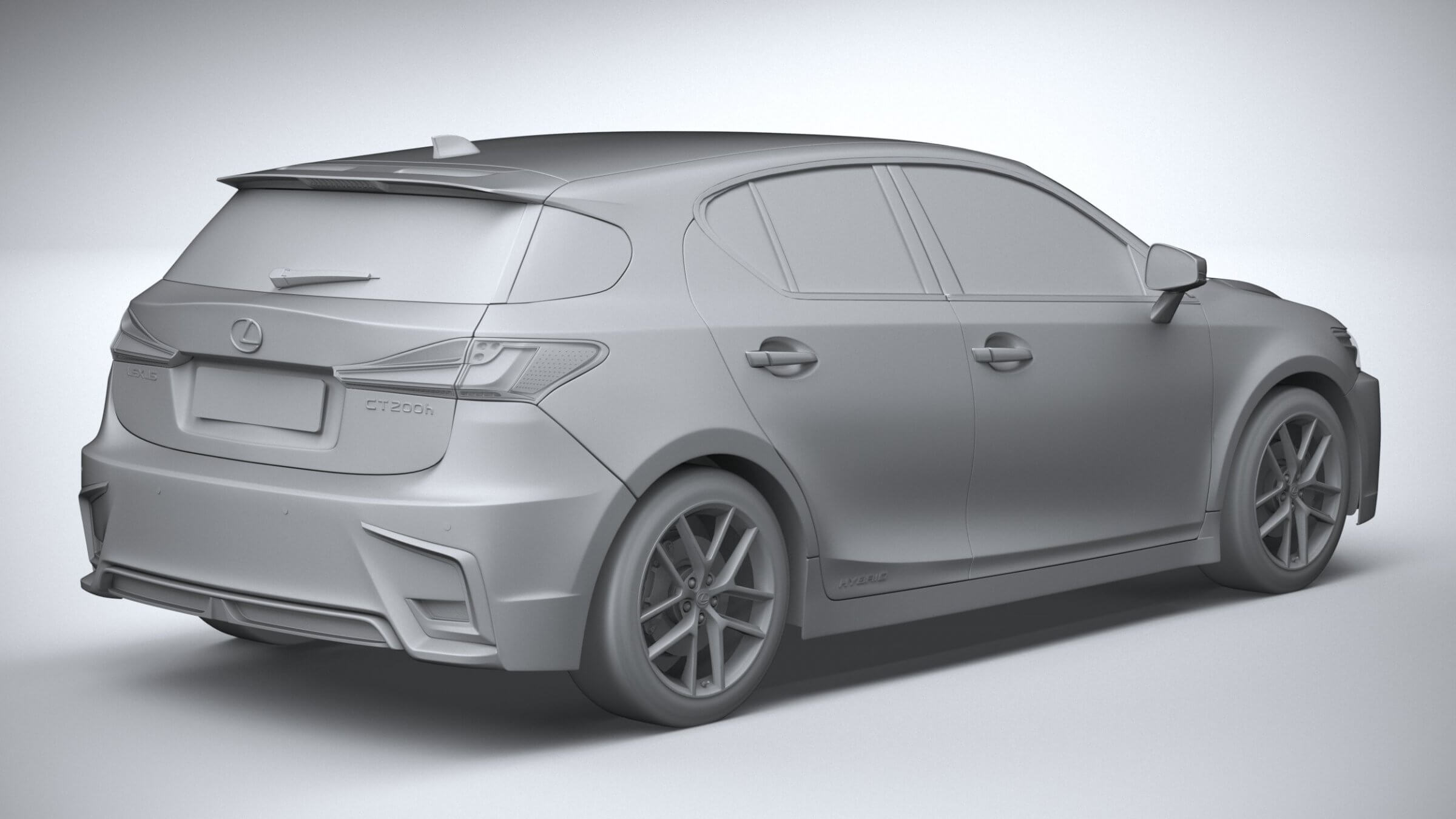 Lexus CT 200h Regular 2020 - 3D Model by SQUIR