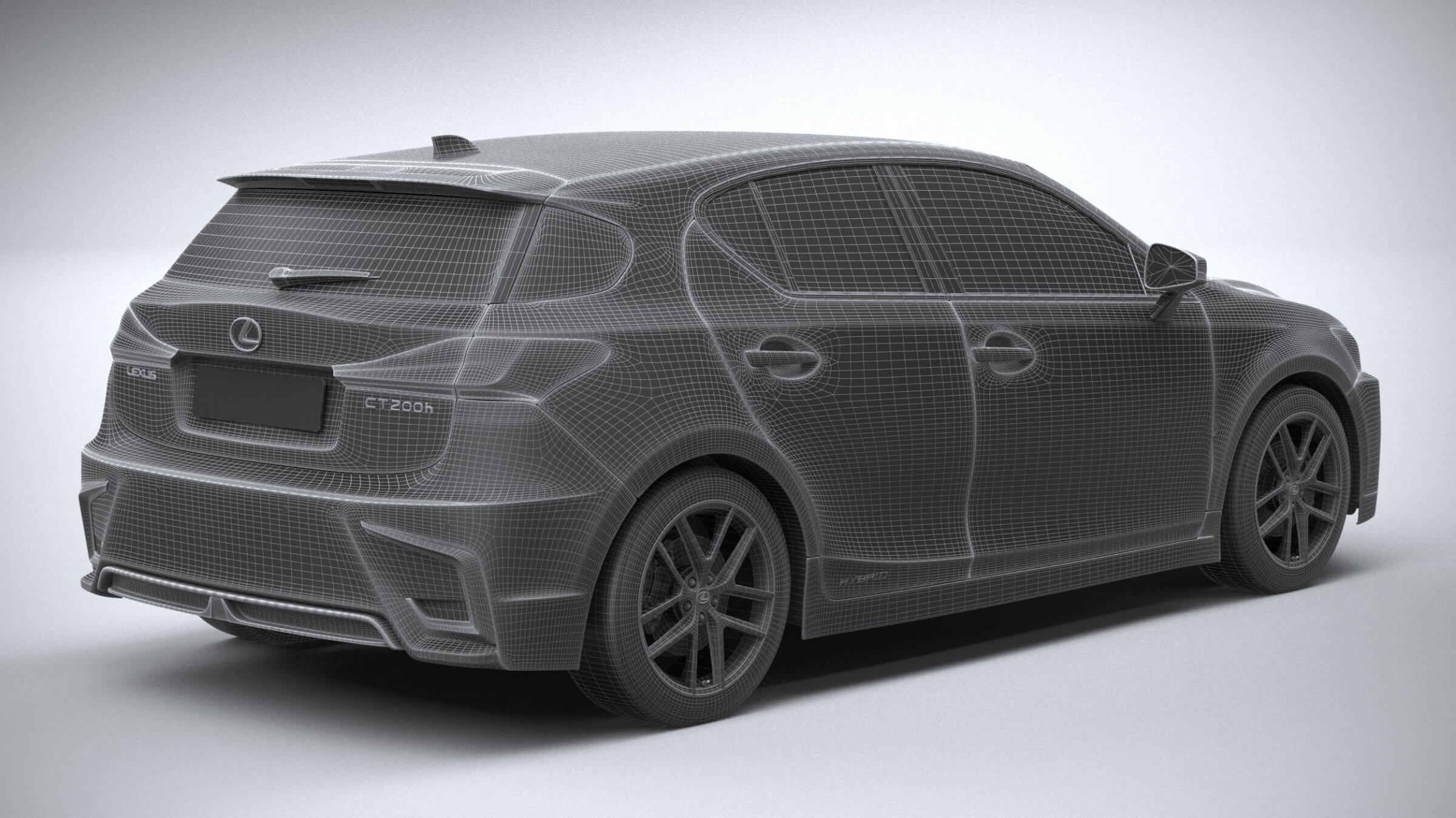 Lexus CT 200h Regular 2020 - 3D Model by SQUIR