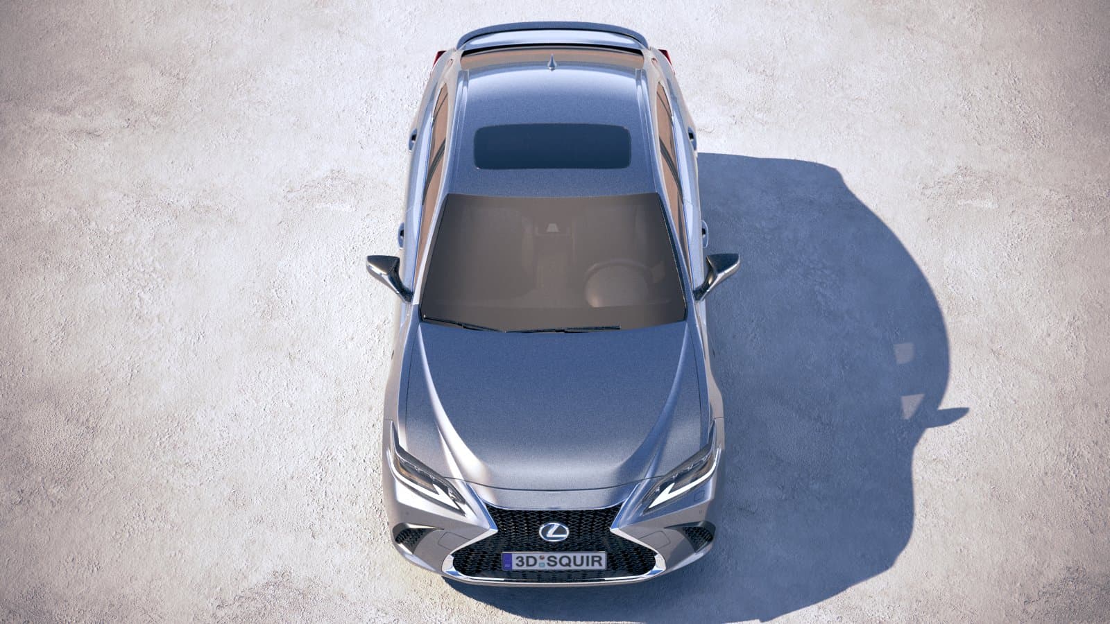 Lexus ES 2019 - 3D Model by SQUIR