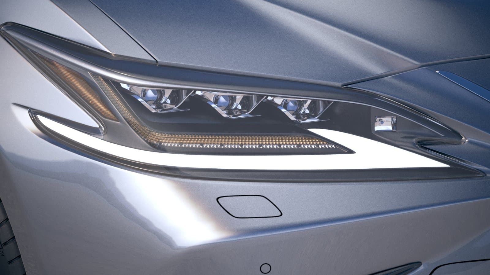 Lexus ES 2019 - 3D Model by SQUIR