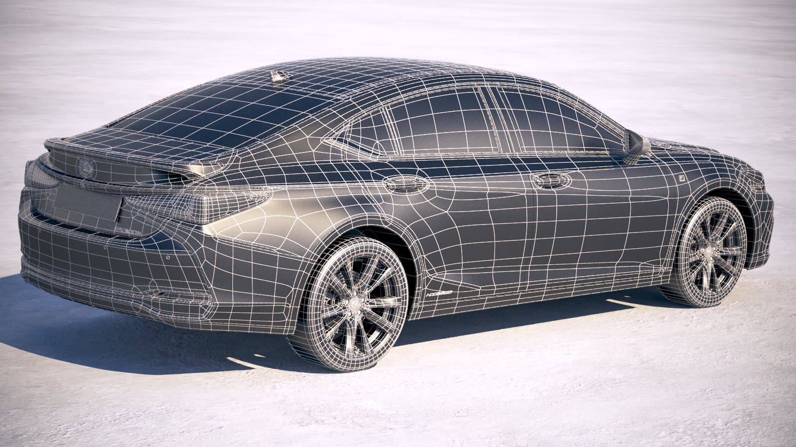 Lexus ES 2019 - 3D Model by SQUIR