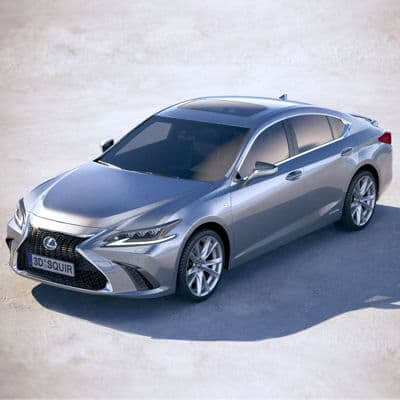 Lexus ES 2019 - 3D Model by SQUIR