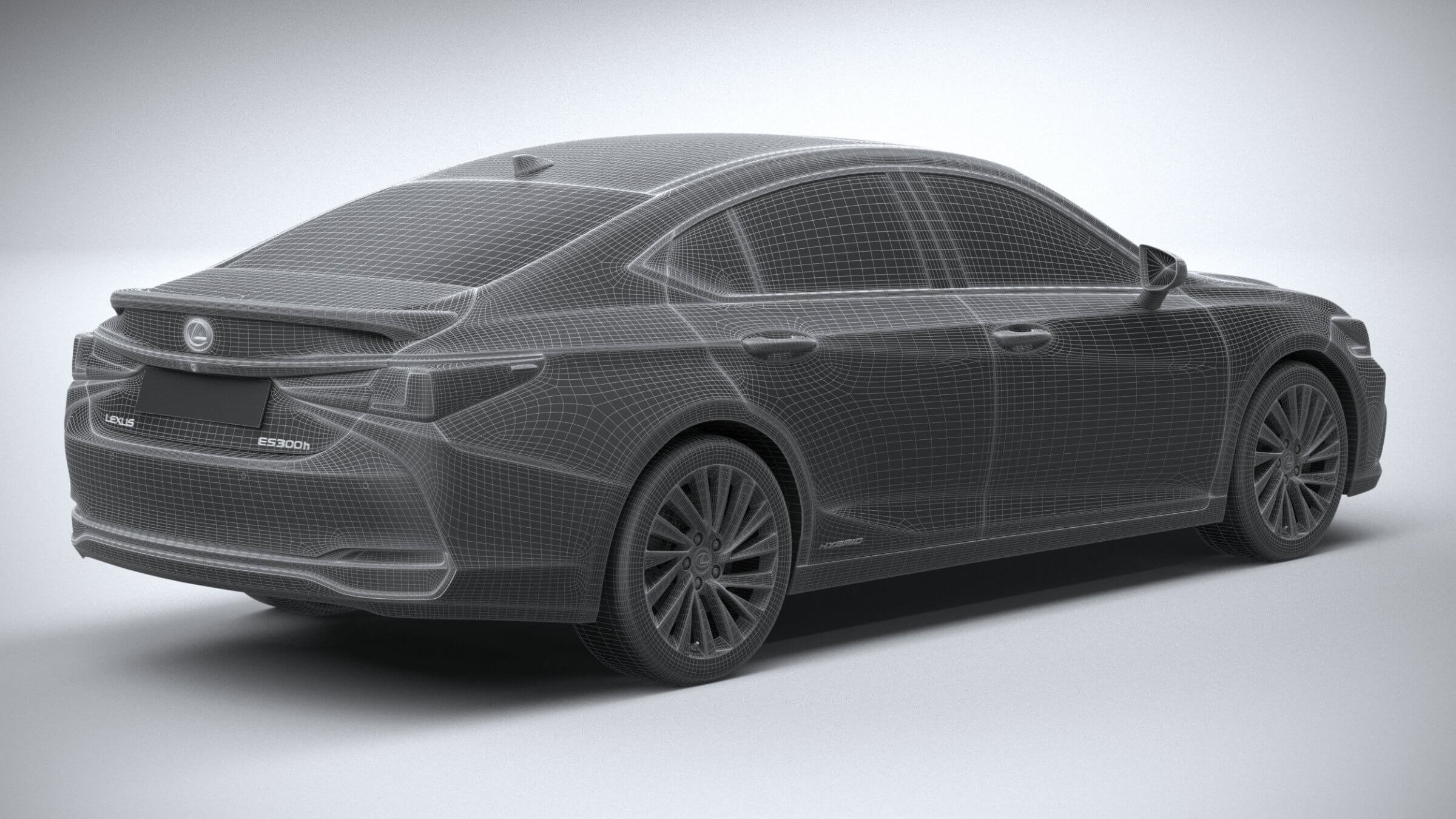 Lexus ES 2022 - 3D Model by SQUIR