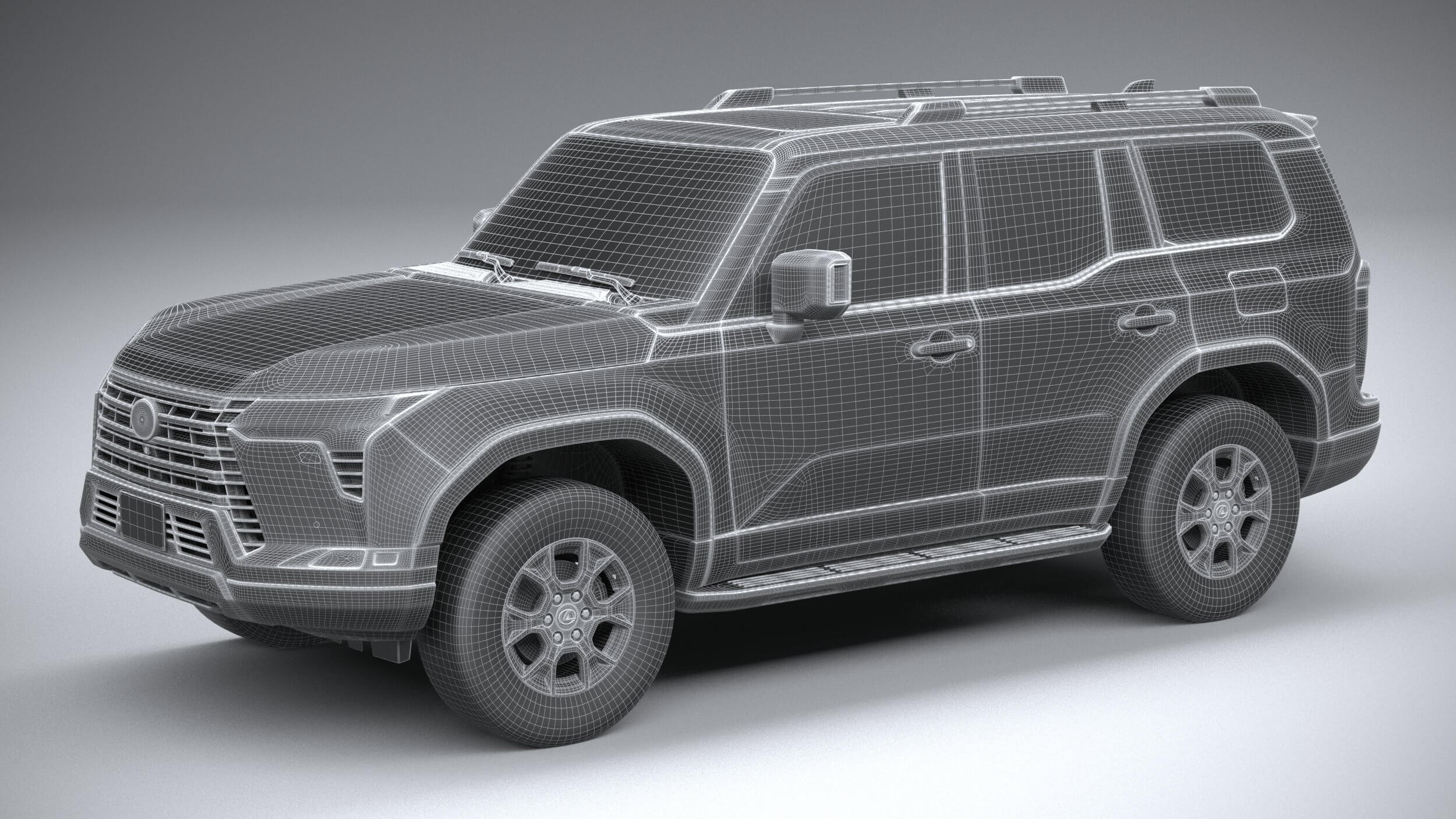 Lexus GX 2024 - 3D Model by SQUIR