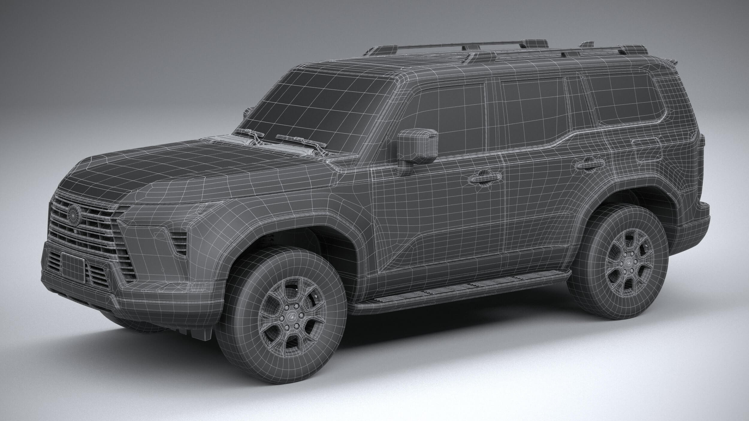 Lexus GX 2024 - 3D Model by SQUIR