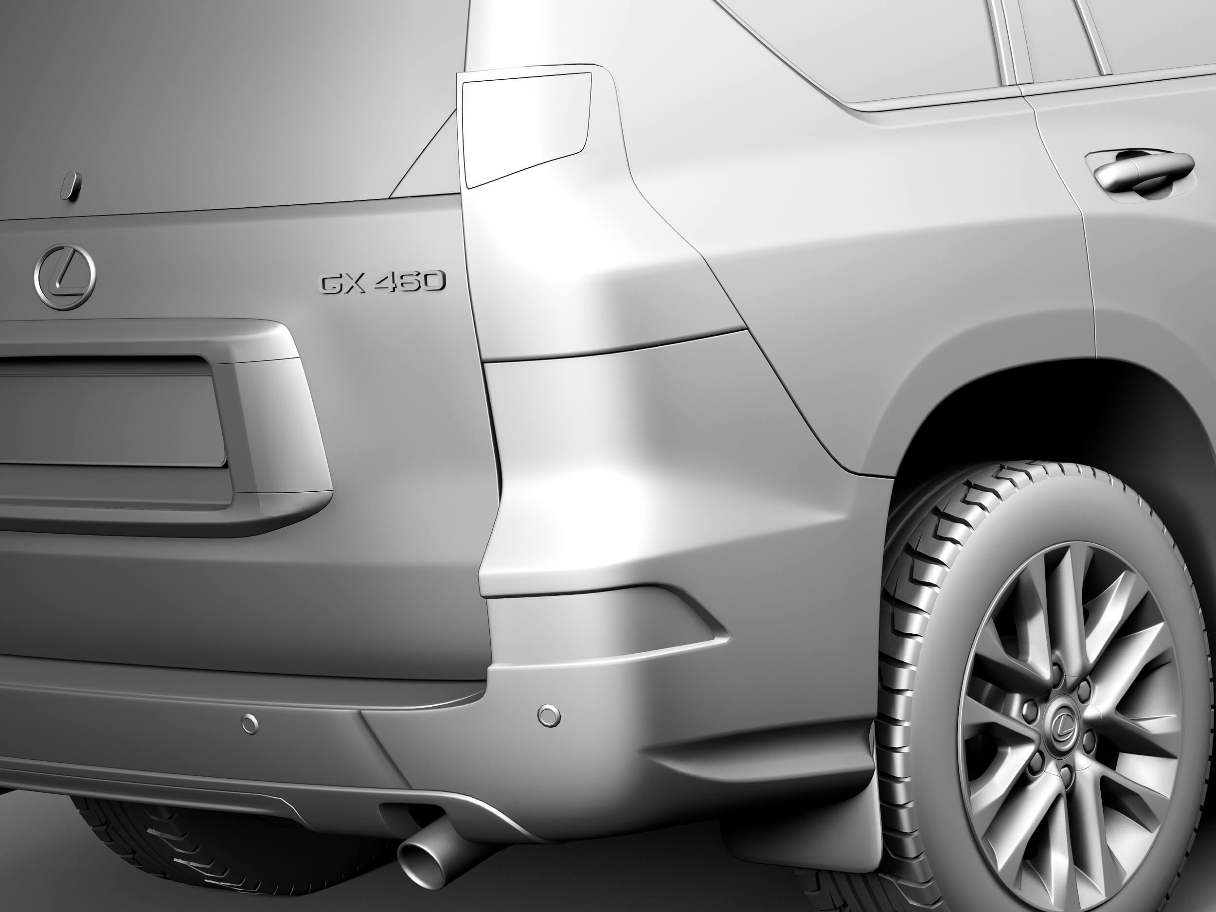 Lexus GX 460 2014 - 3D Model by SQUIR