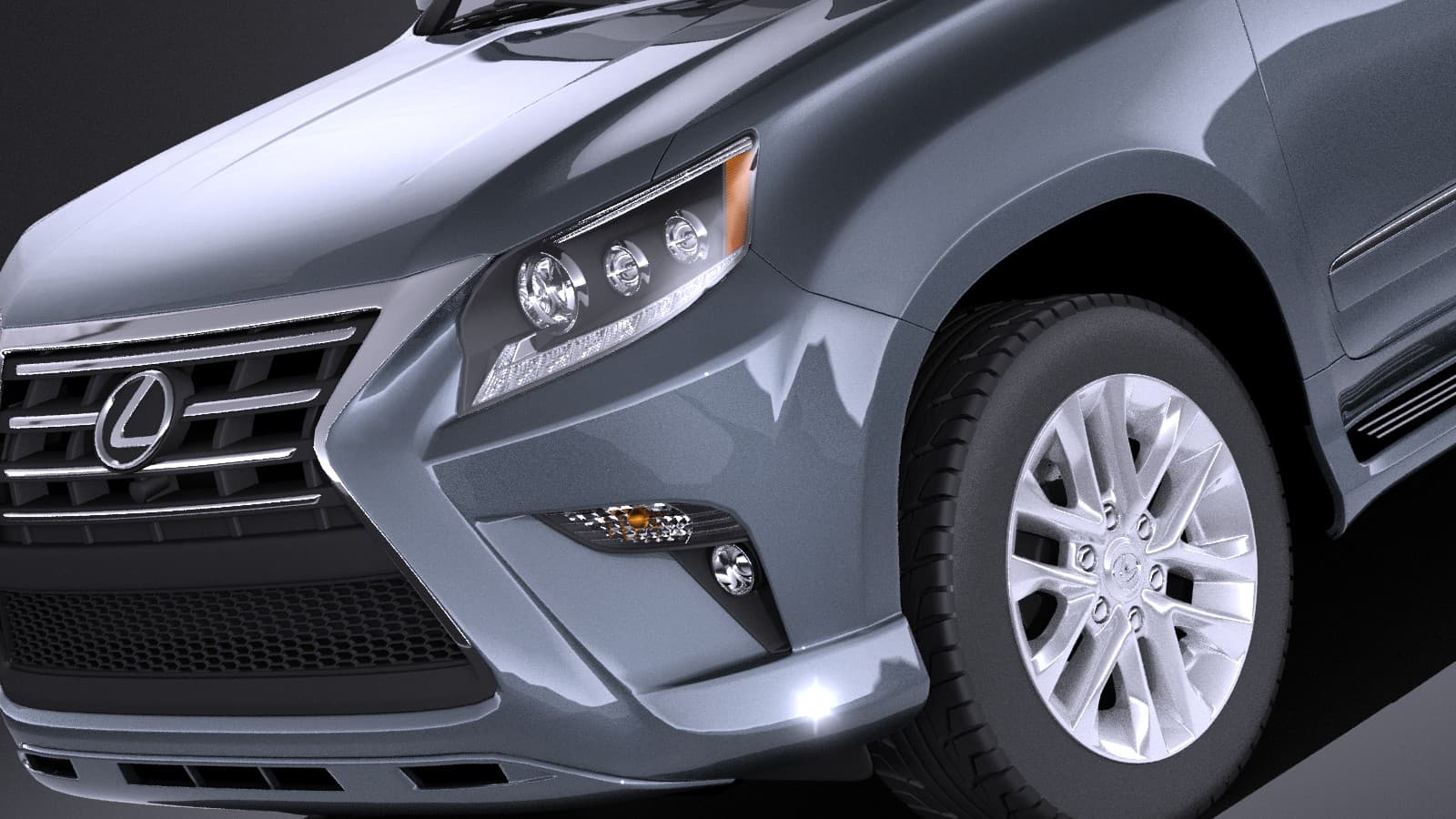 Lexus GX 460 2016 (V-Ray) 3D Model by SQUIR