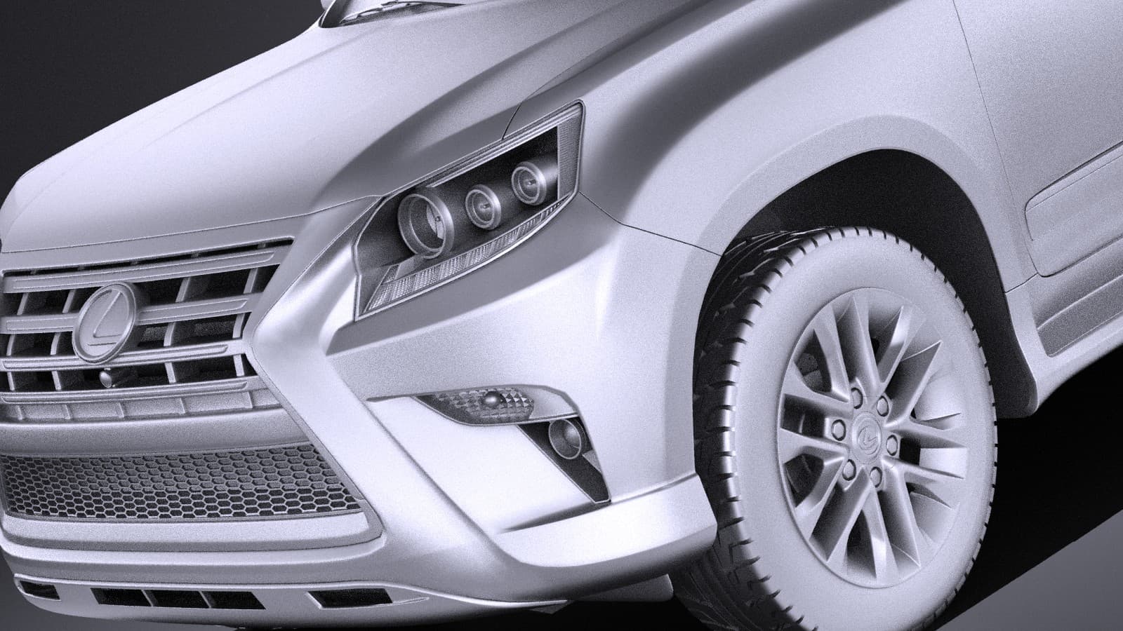 Lexus GX 460 2016 (V-Ray) 3D Model by SQUIR