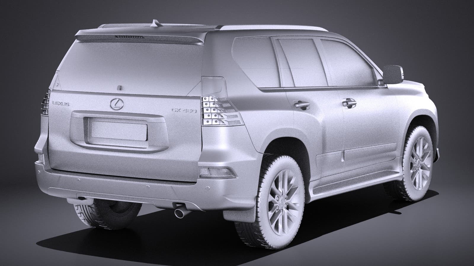 Lexus GX 460 2016 (V-Ray) 3D Model by SQUIR