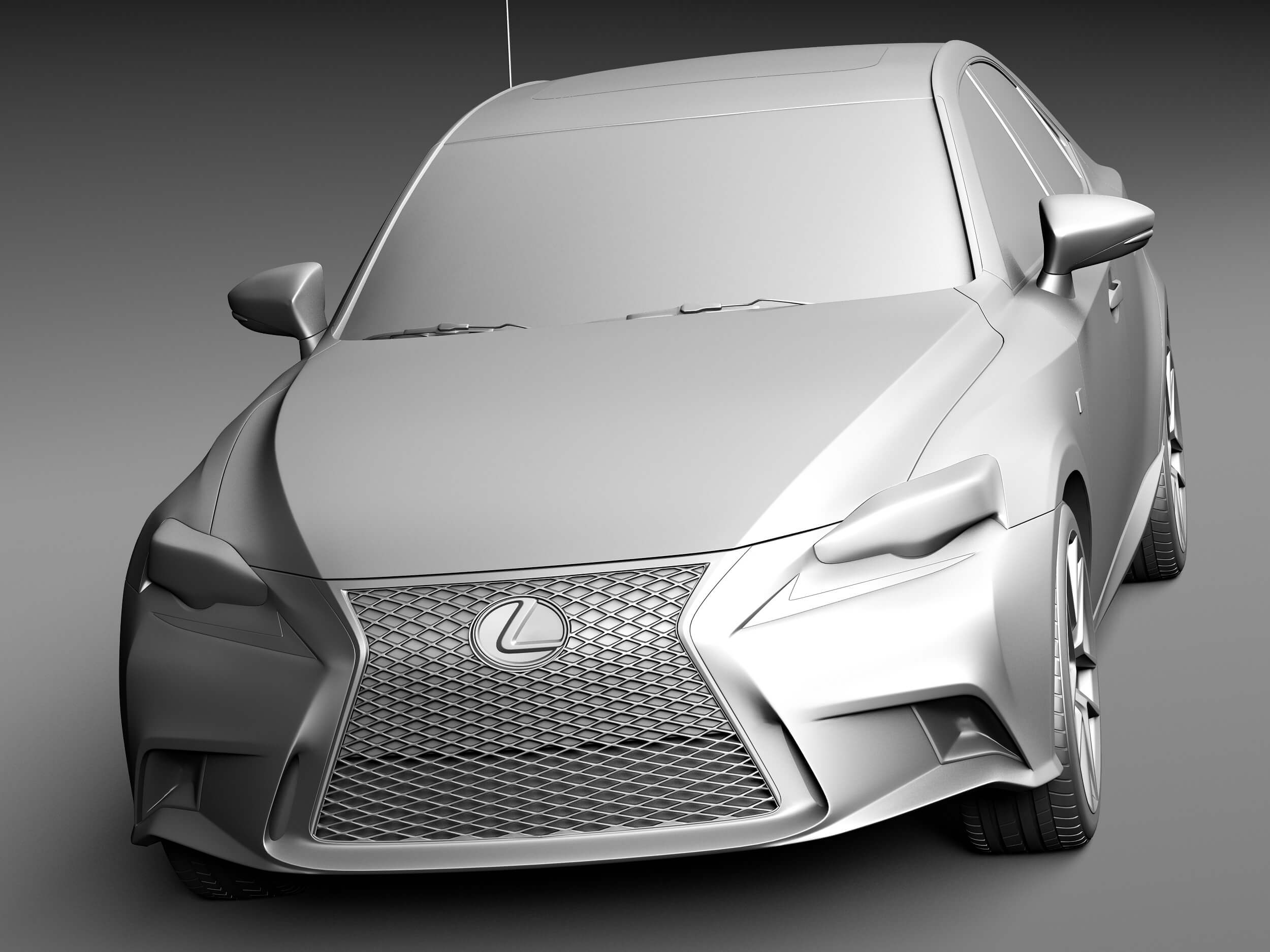 Lexus IS 2014 3D Model By SQUIR