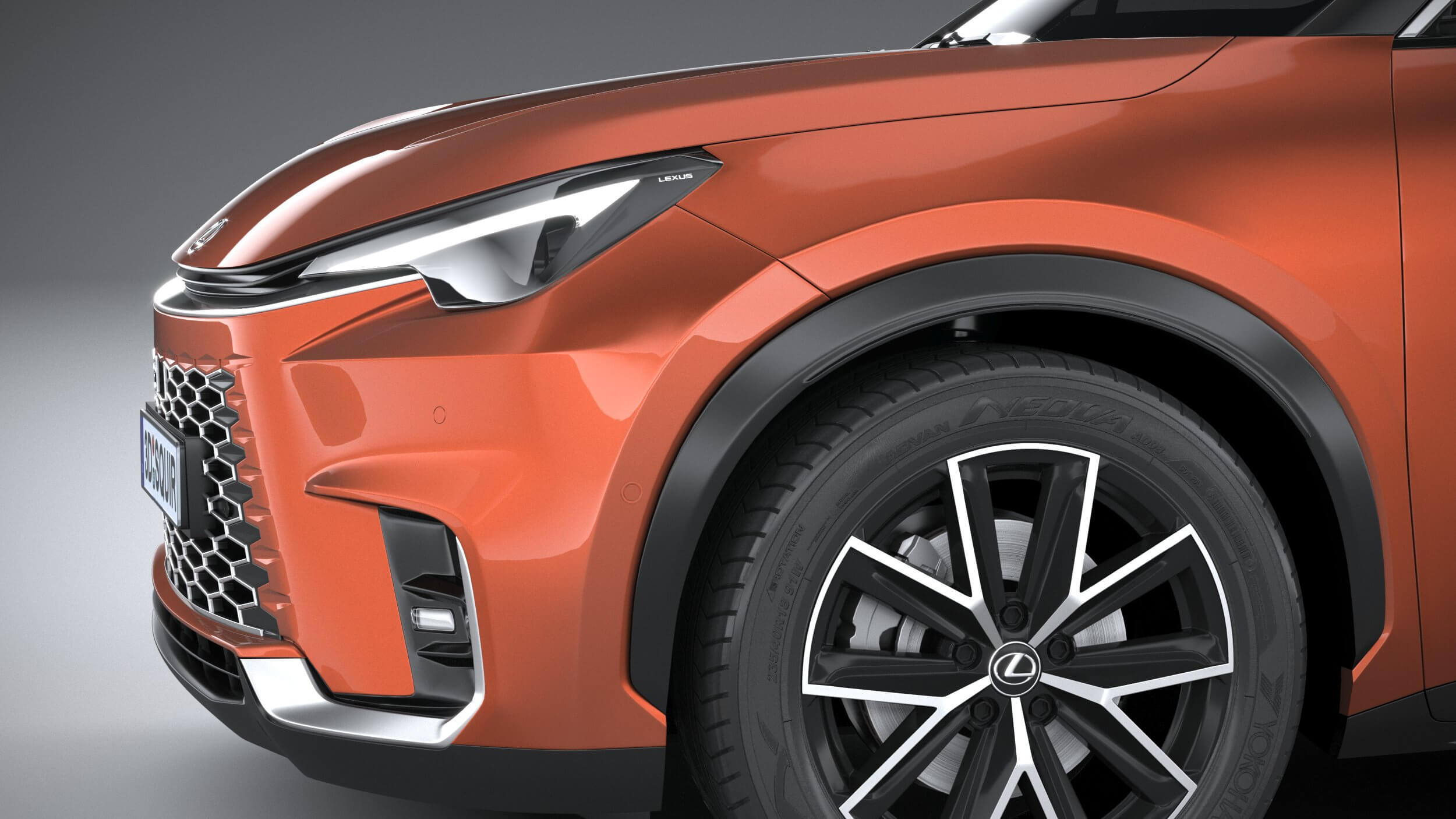 Lexus Lbx 2024 - 3D Model by SQUIR