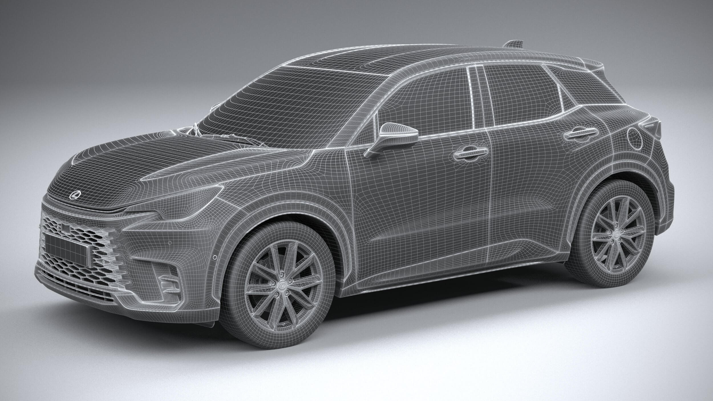 Lexus Lbx 2024 - 3D Model by SQUIR