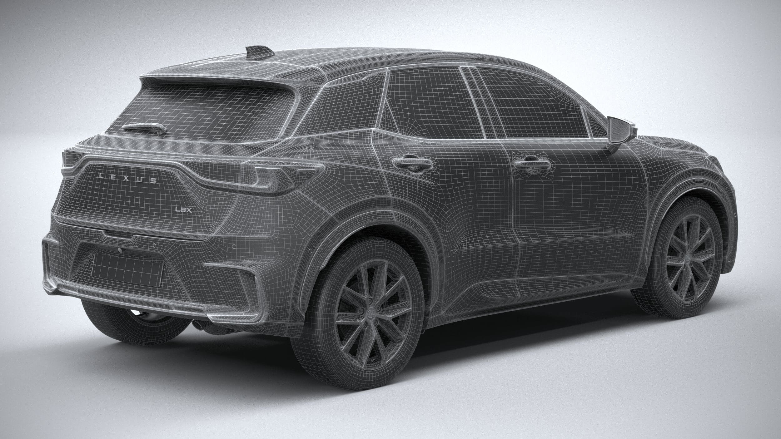 Lexus Lbx 2024 - 3D Model by SQUIR