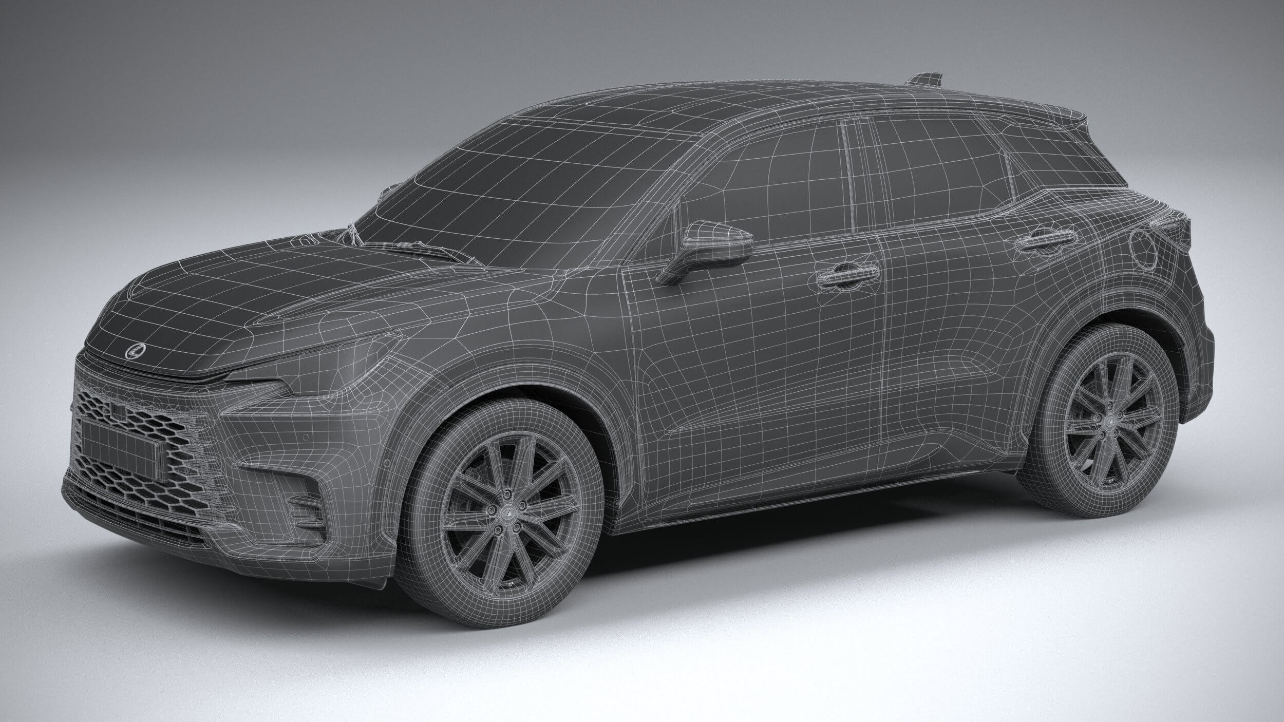 Lexus Lbx 2024 - 3D Model by SQUIR