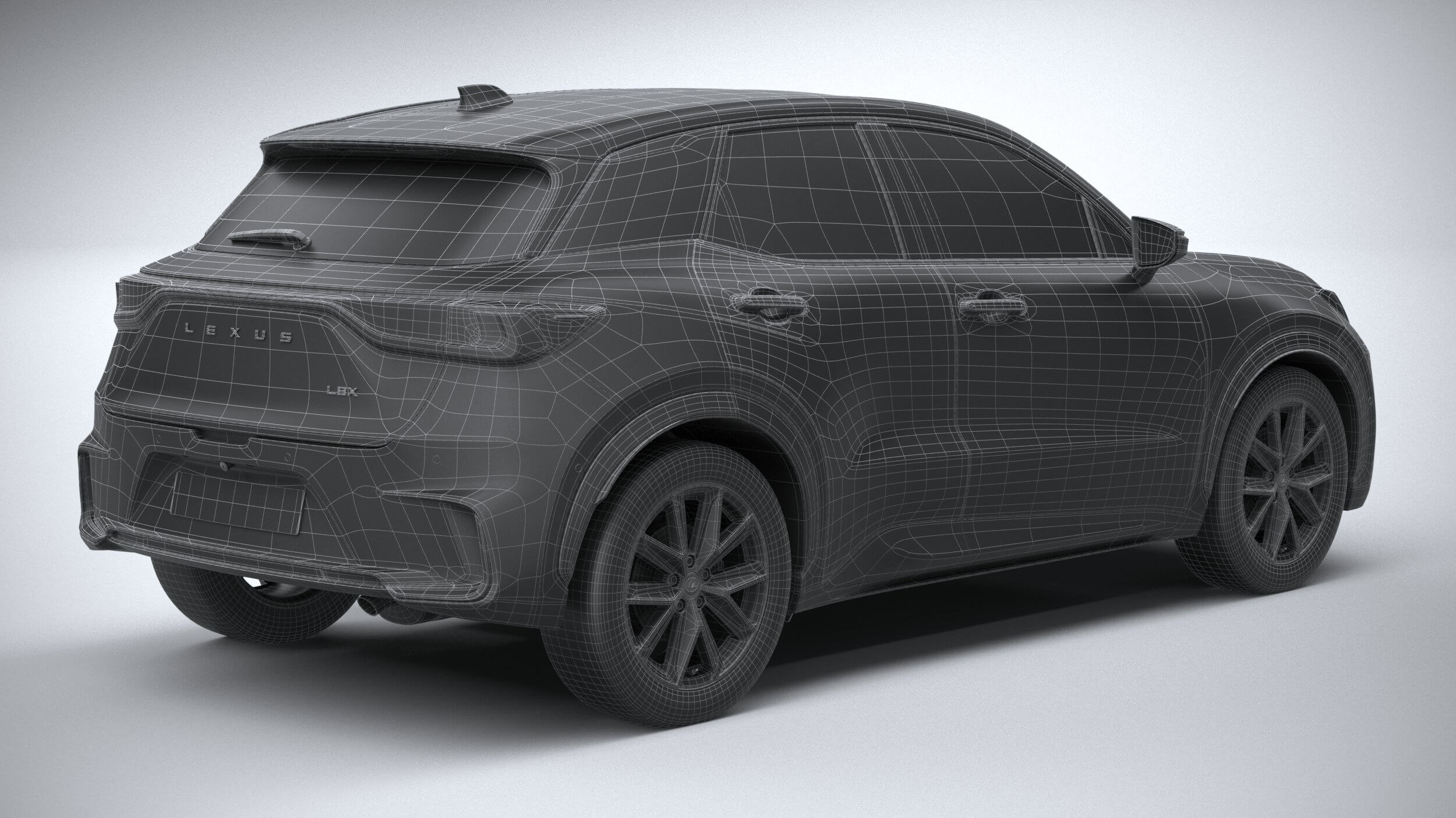 Lexus Lbx 2024 - 3D Model by SQUIR