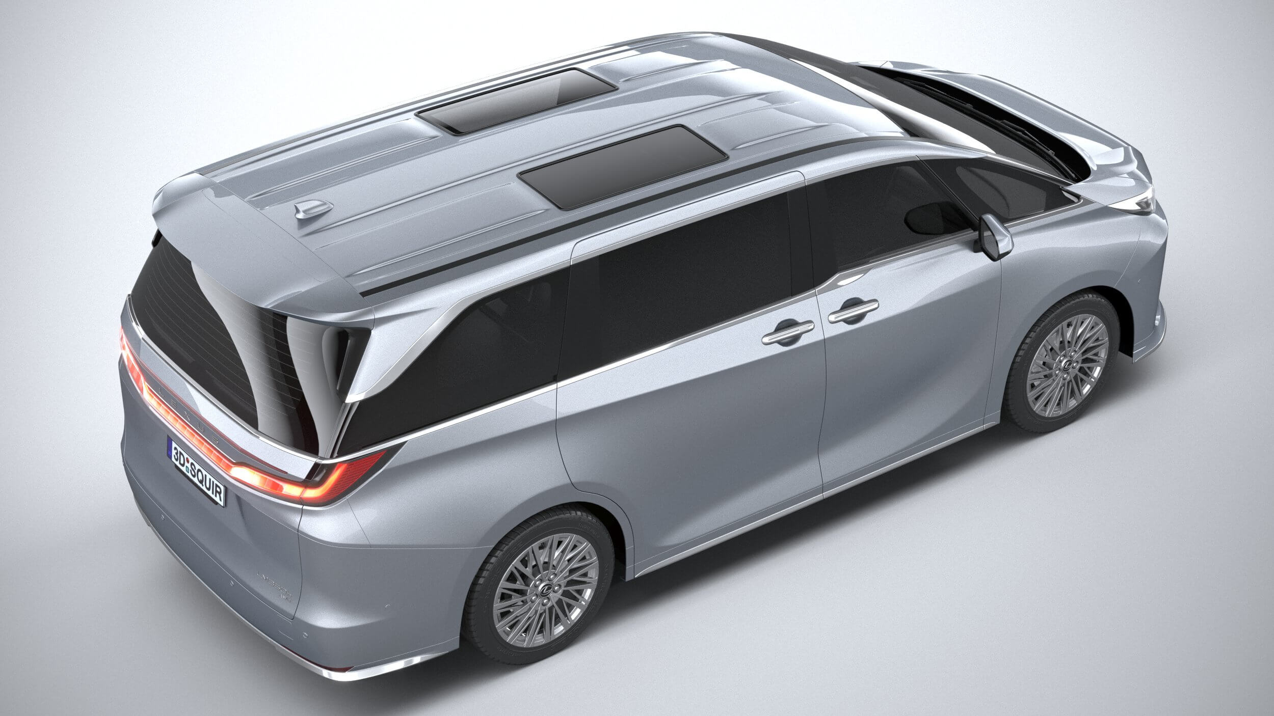 Lexus LM 2024 - 3D Model by SQUIR