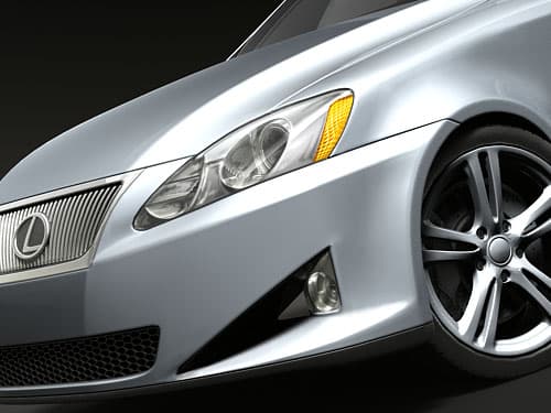 Lexus LS 350 2008 - 3D Model by SQUIR