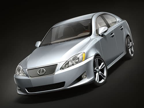 Lexus LS 350 2008 - 3D Model by SQUIR