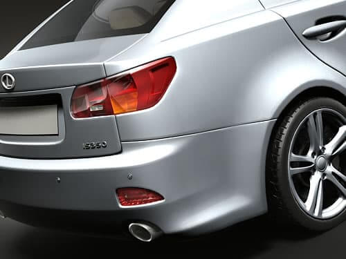 Lexus LS 350 2008 - 3D Model by SQUIR