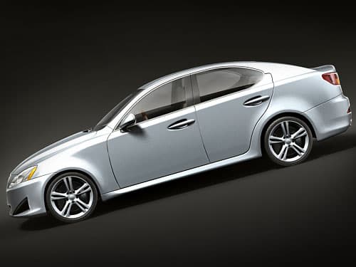 Lexus LS 350 2008 - 3D Model by SQUIR