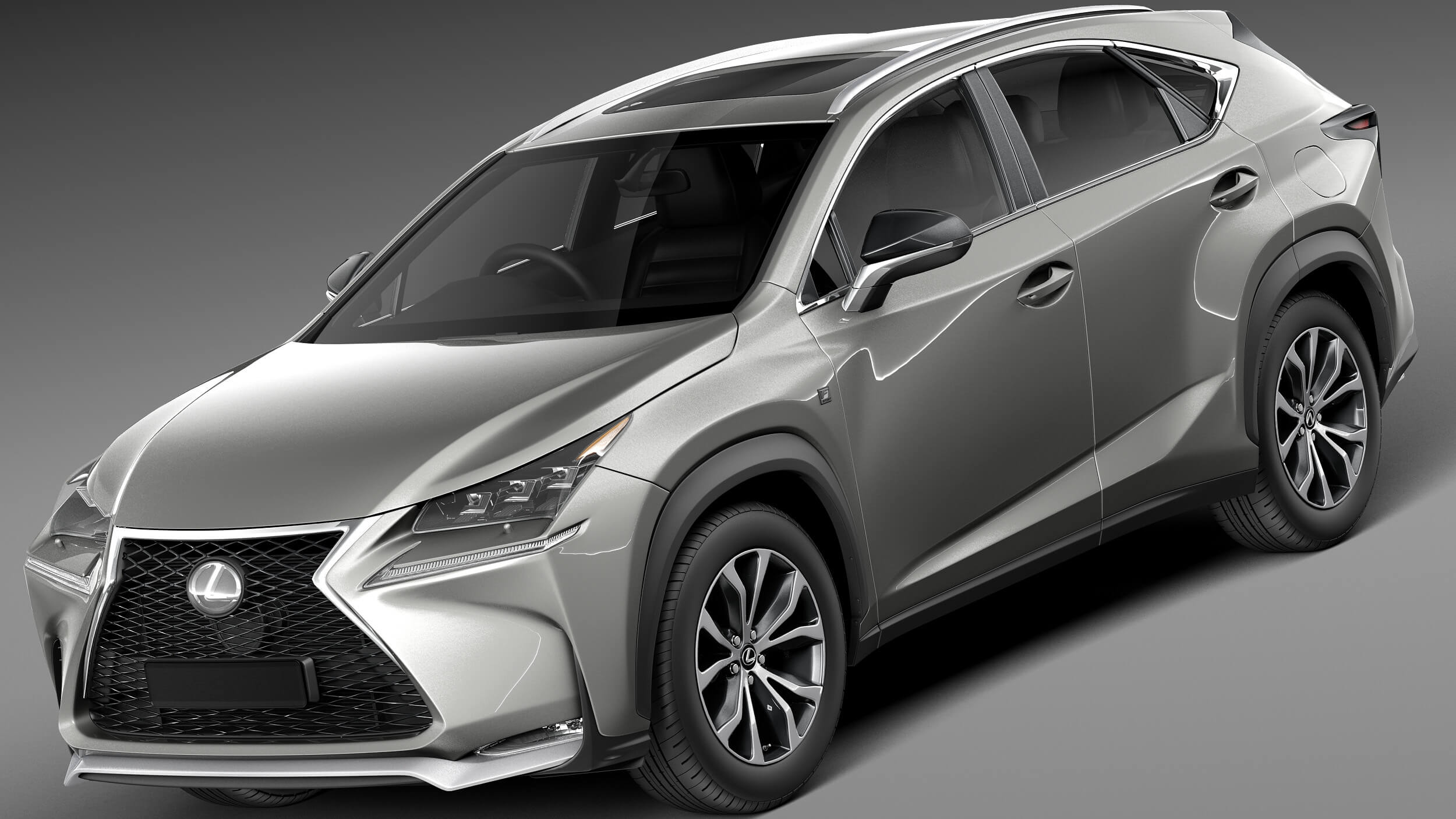 Lexus NX 2015 - 3D Model by SQUIR