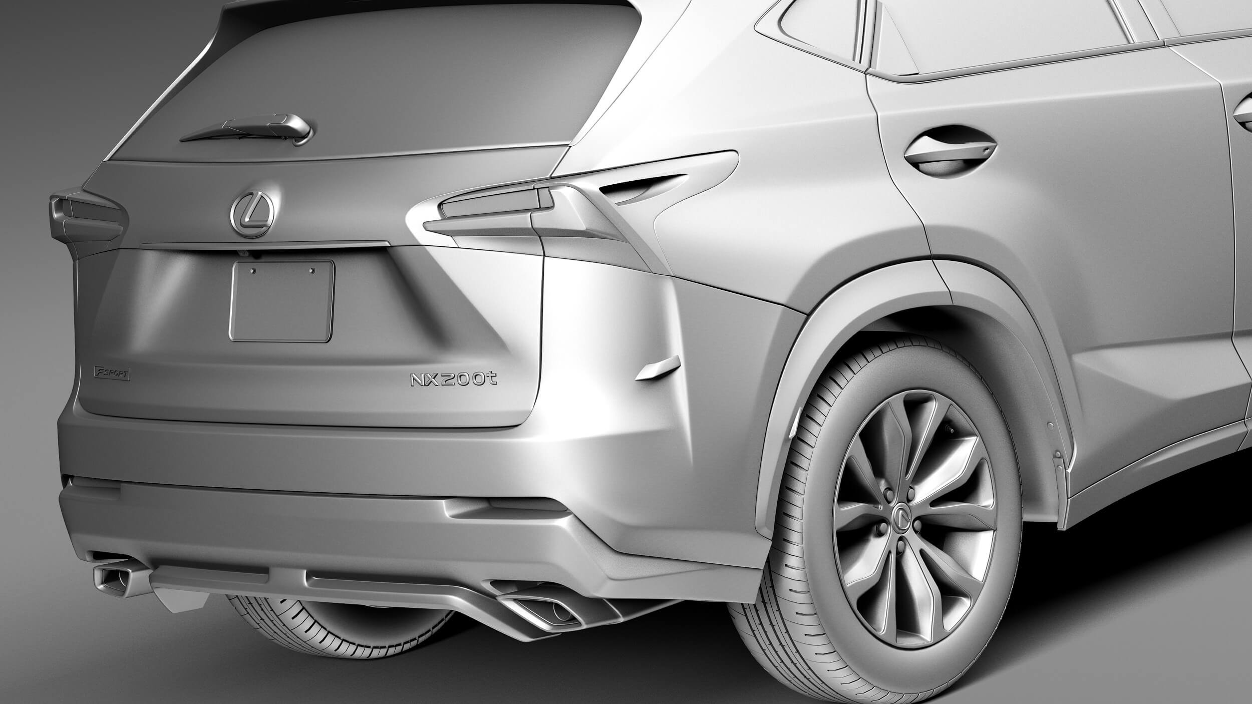 Lexus NX 2015 - 3D Model by SQUIR