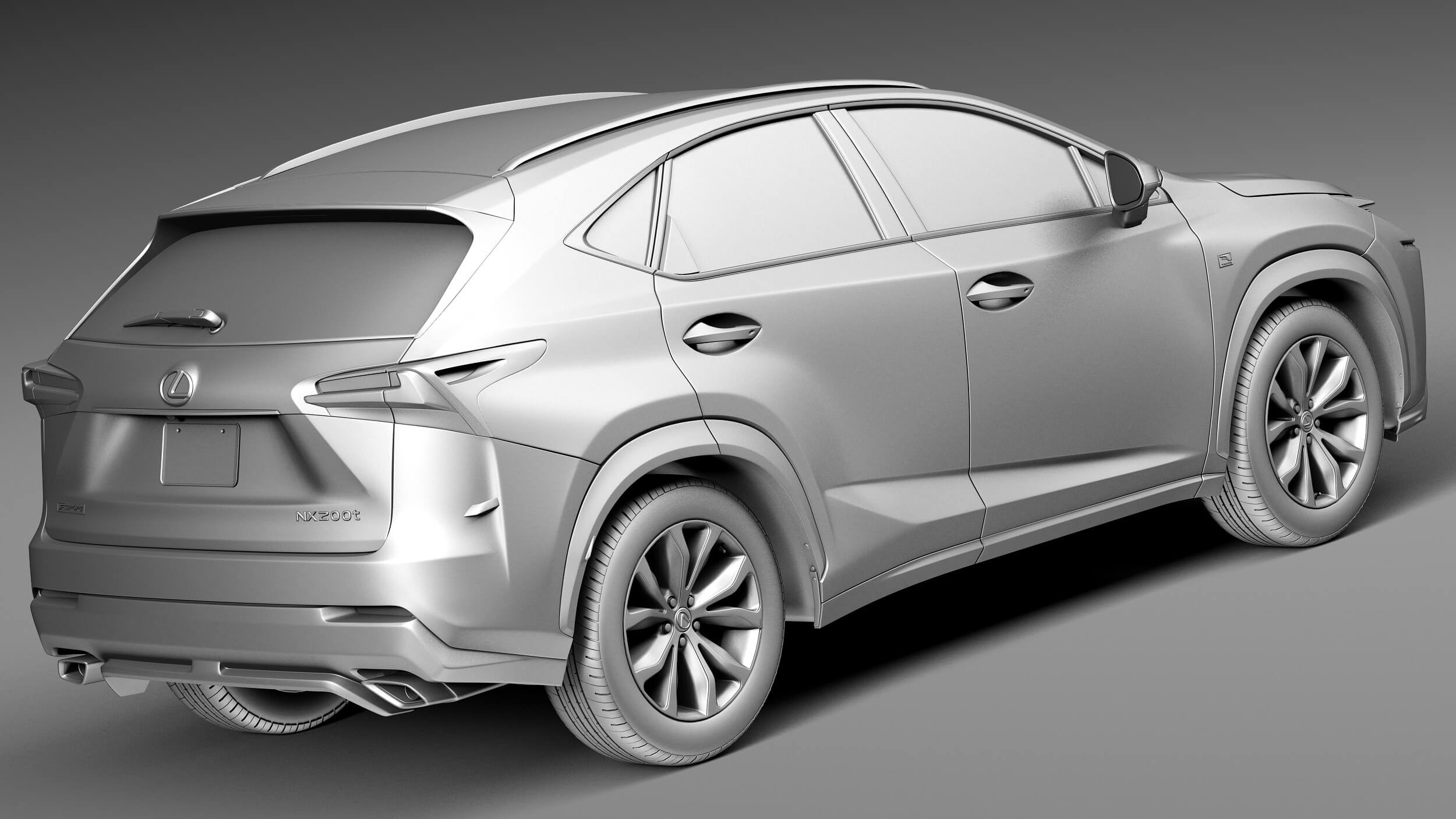 Lexus NX 2015 - 3D Model by SQUIR