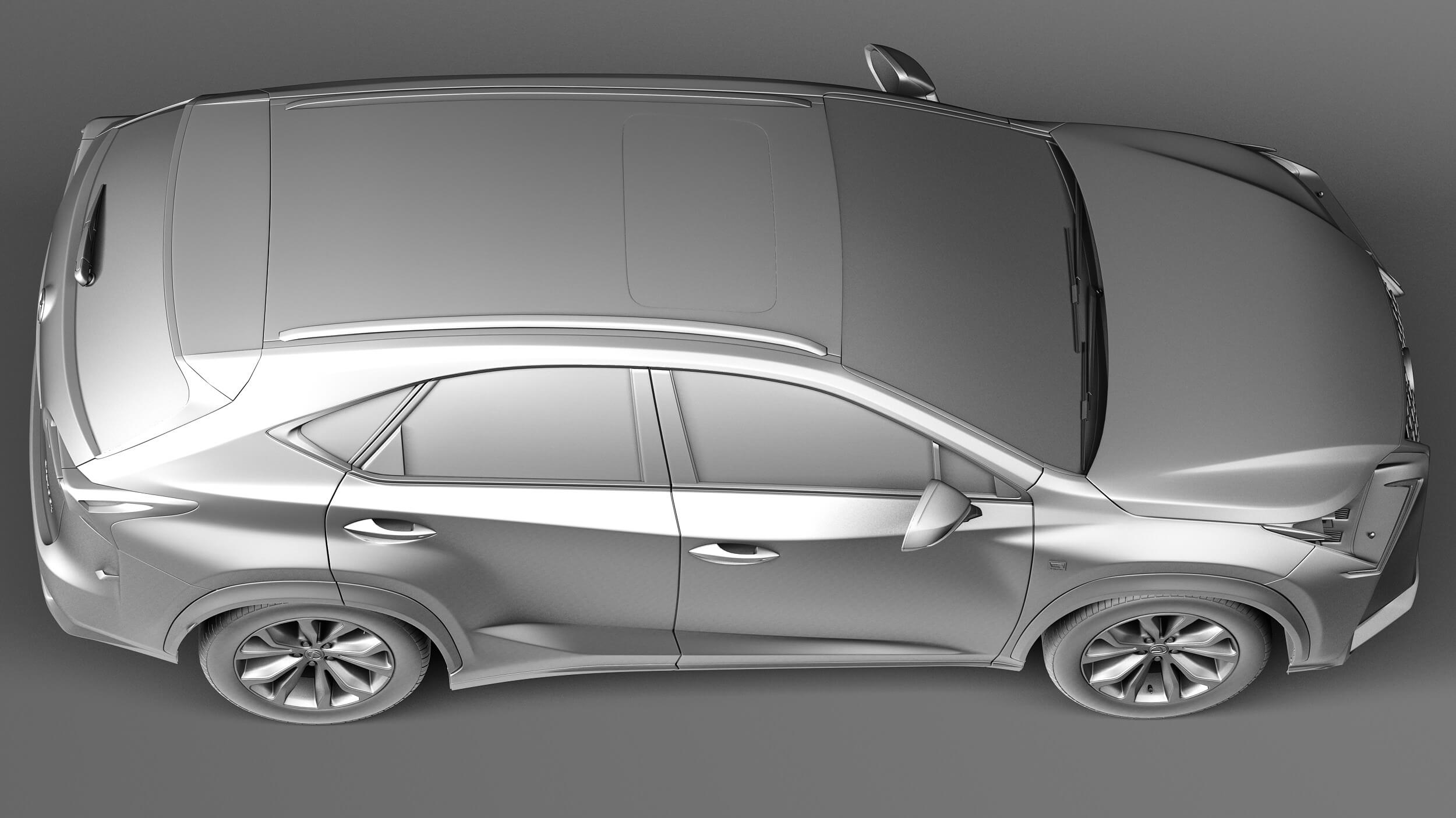 Lexus NX 2015 - 3D Model by SQUIR