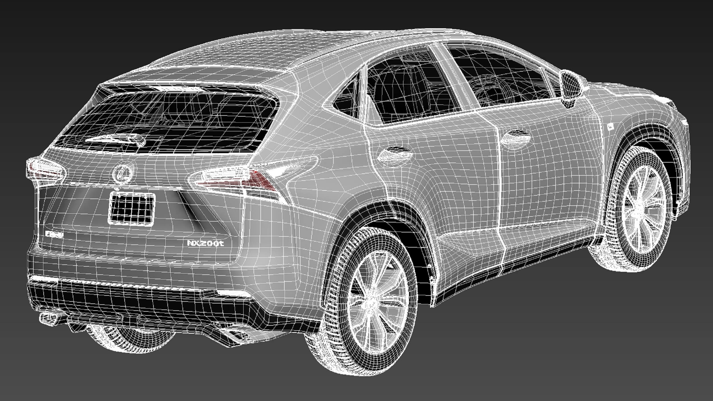 Lexus NX 2015 - 3D Model by SQUIR