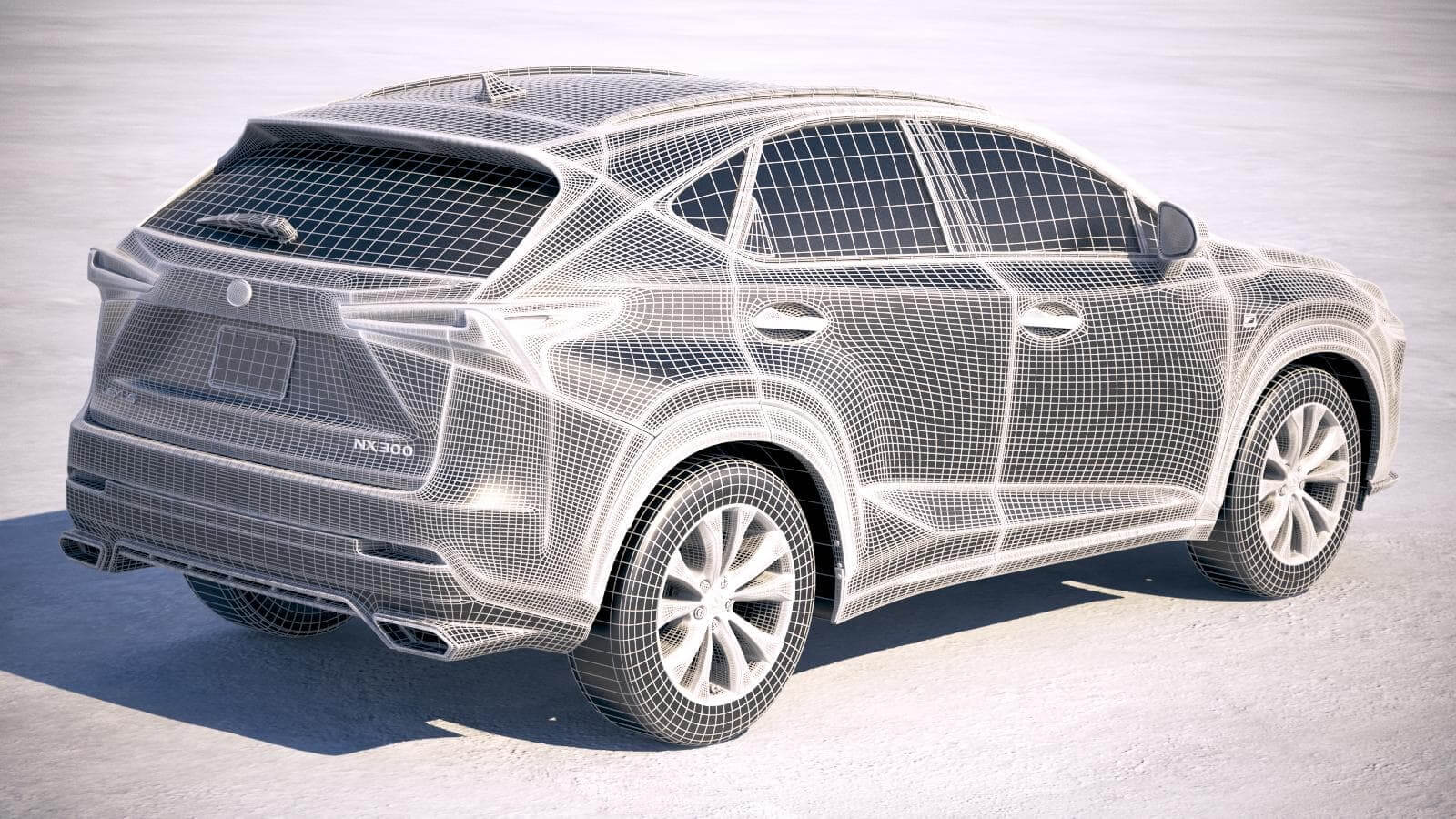 Lexus NX 300 2018 - 3D Model by SQUIR