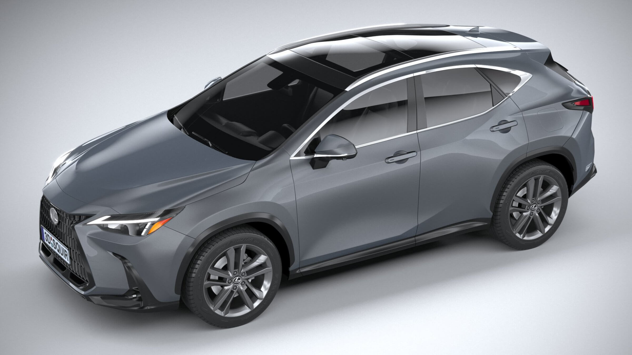 Lexus NX300 Regular 2022 - 3D Model by SQUIR