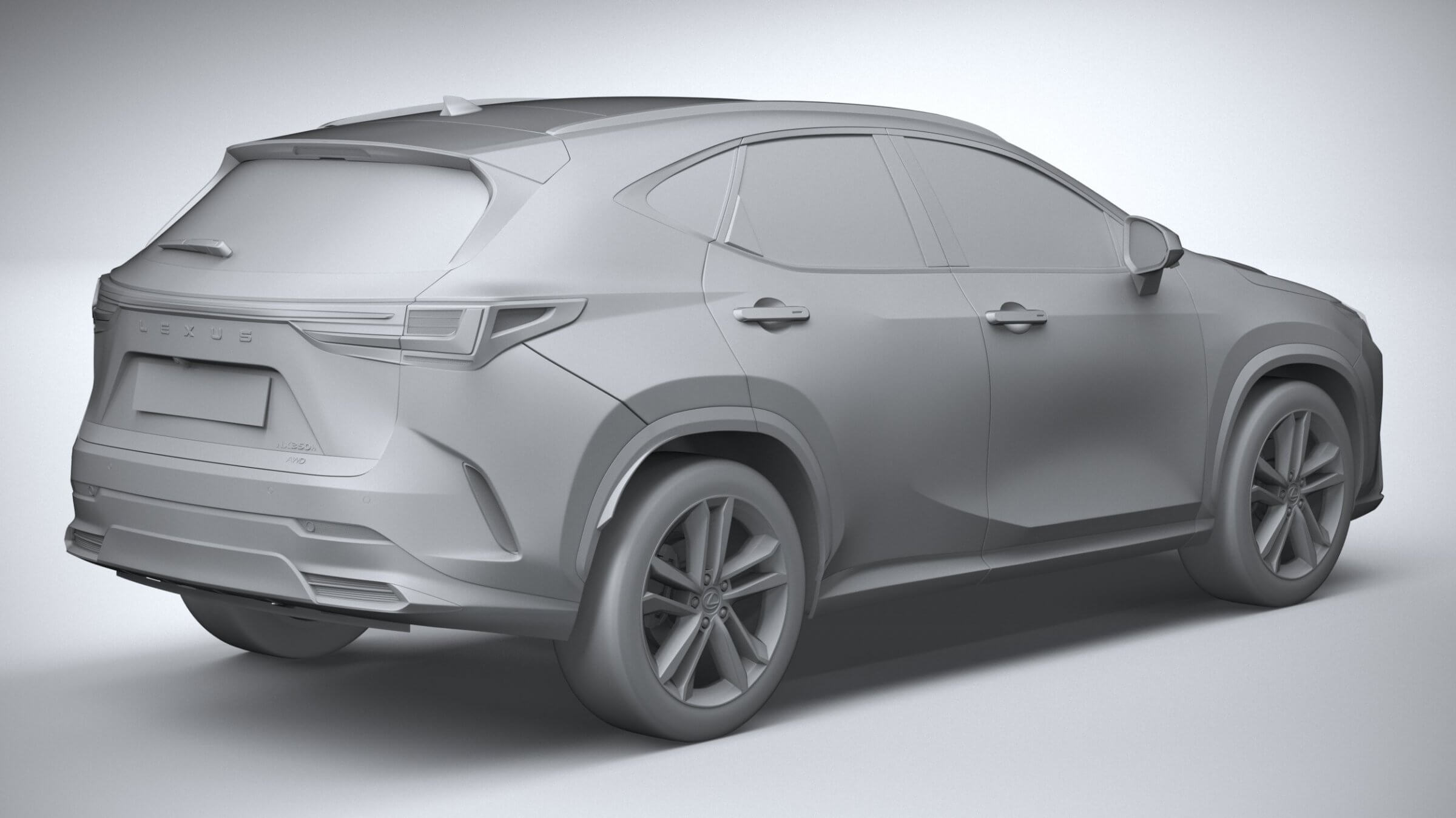 Lexus NX300 Regular 2022 - 3D Model by SQUIR