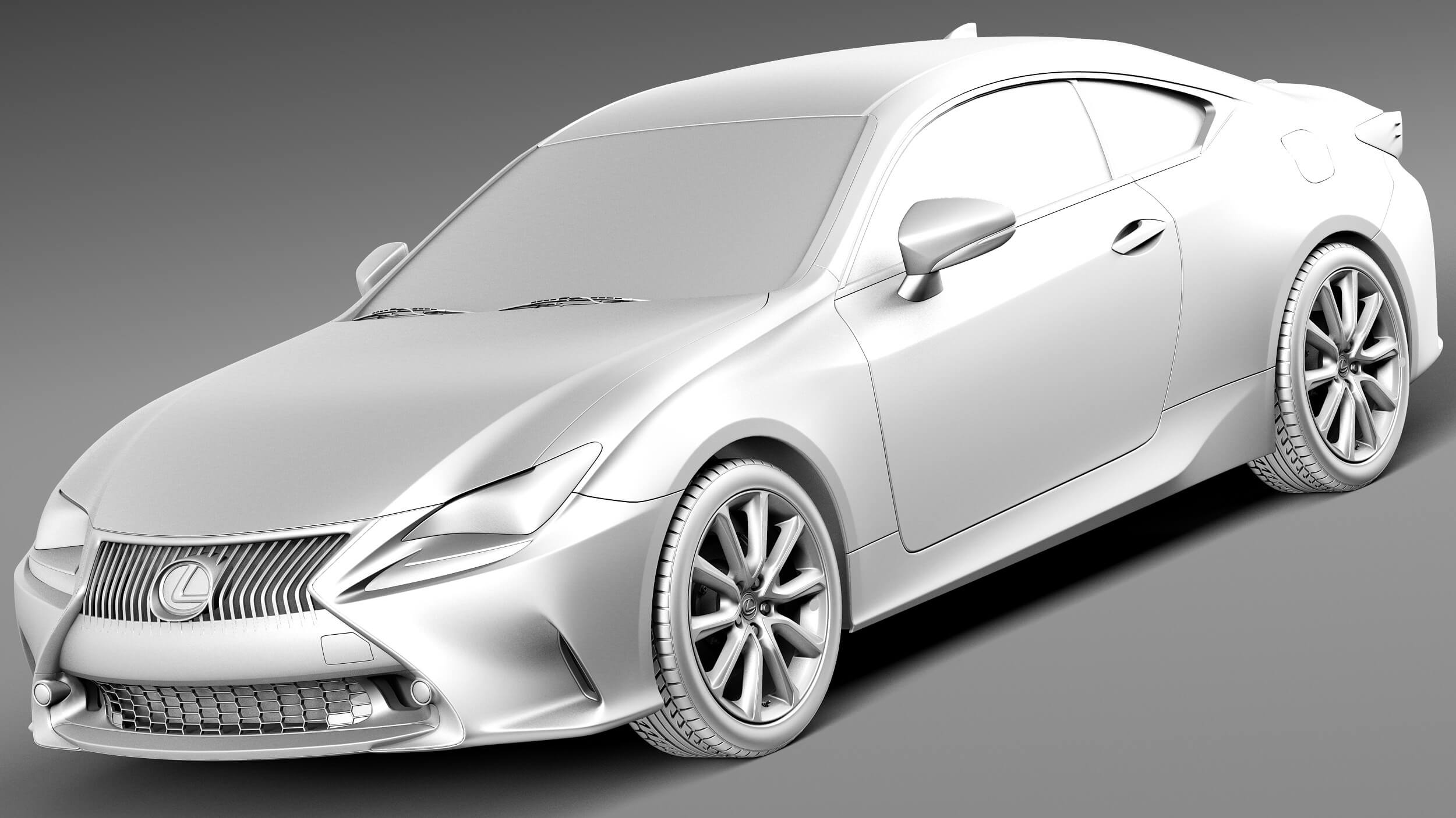 Lexus RC 2015 - 3D Model by SQUIR