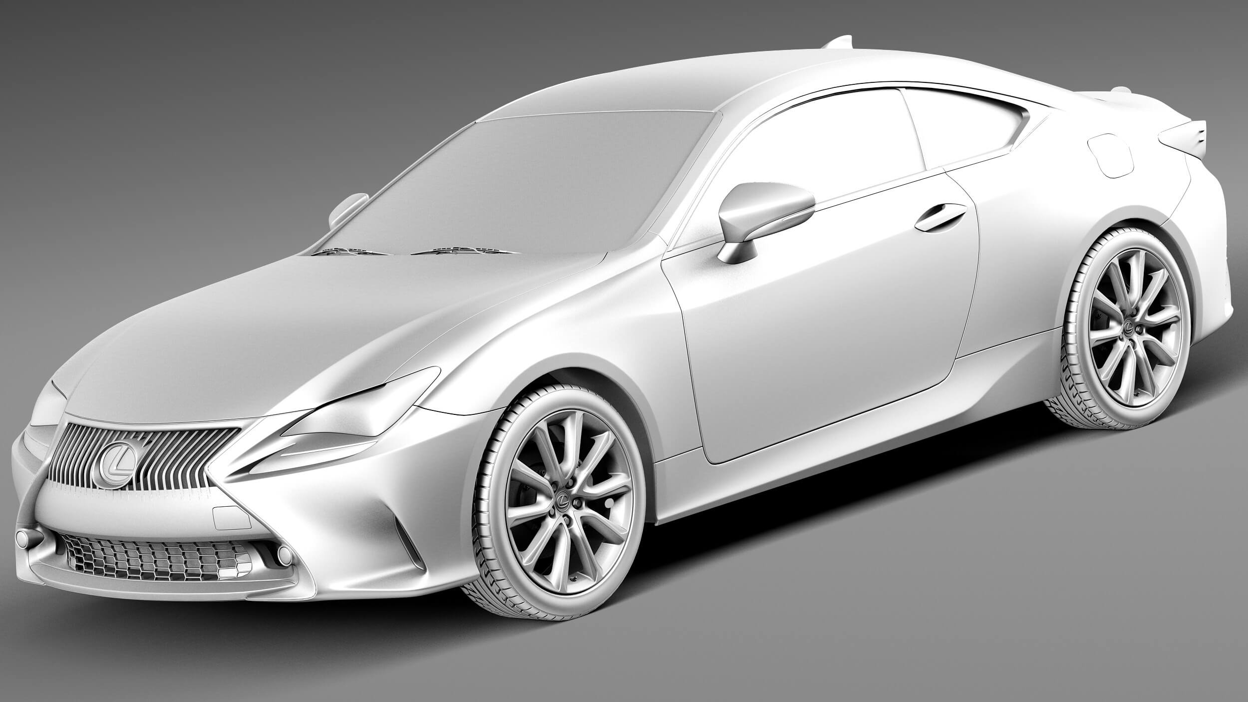 Lexus RC 2015 - 3D Model by SQUIR
