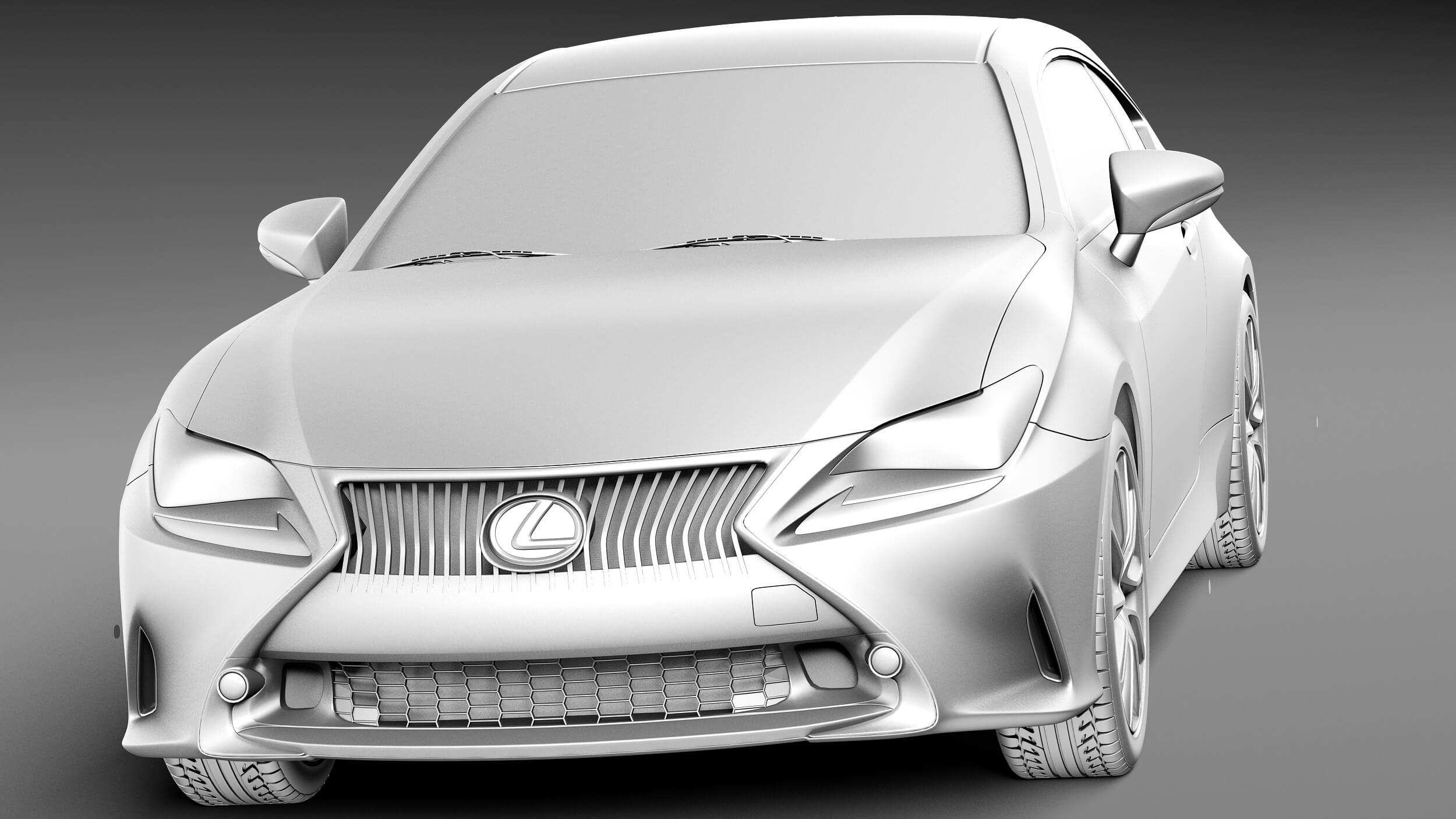 Lexus RC 2015 - 3D Model by SQUIR