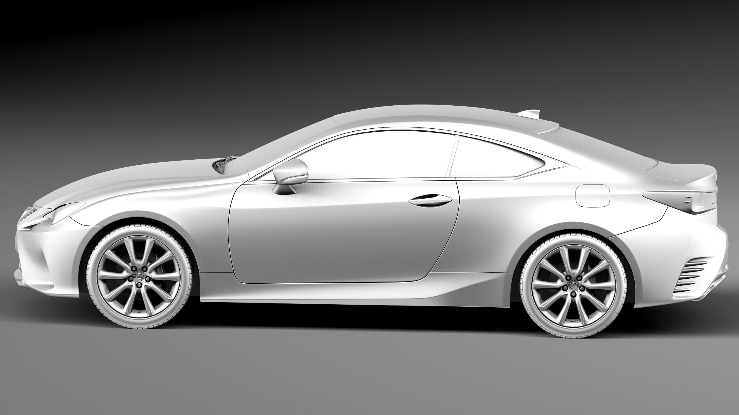 Lexus RC 2015 - 3D Model by SQUIR