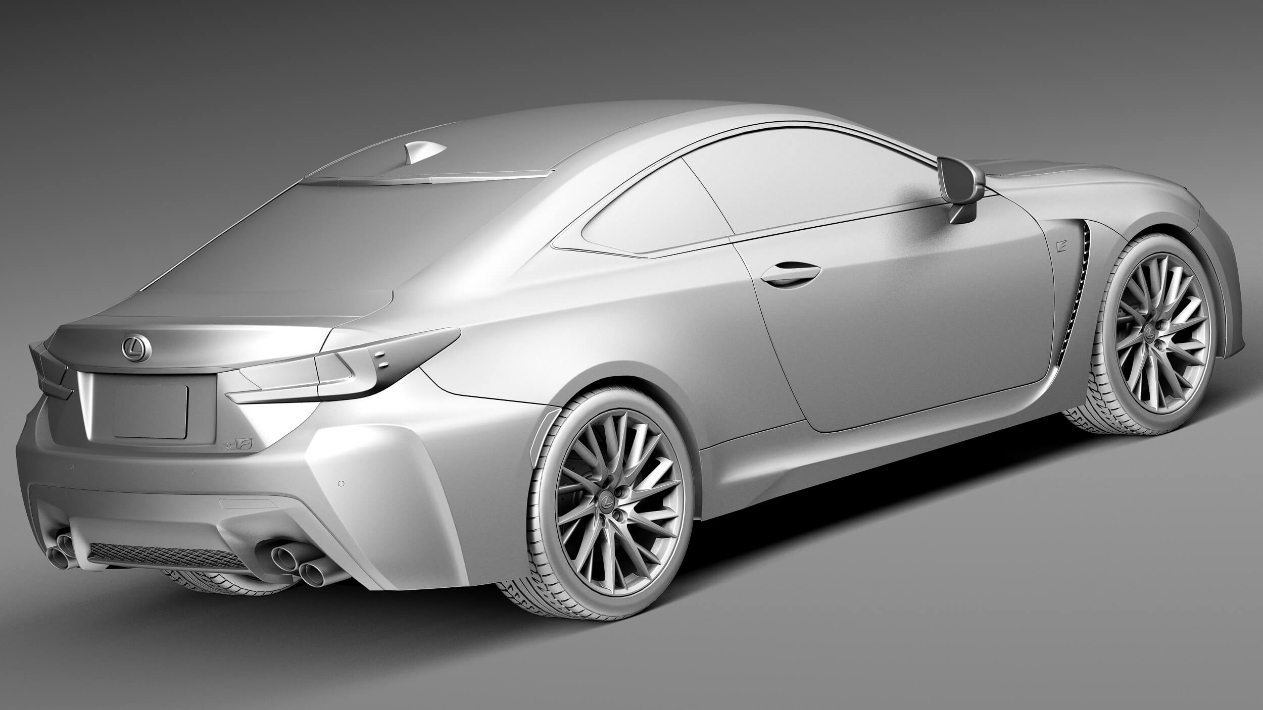 Lexus RC F 2015 - 3D Model by SQUIR