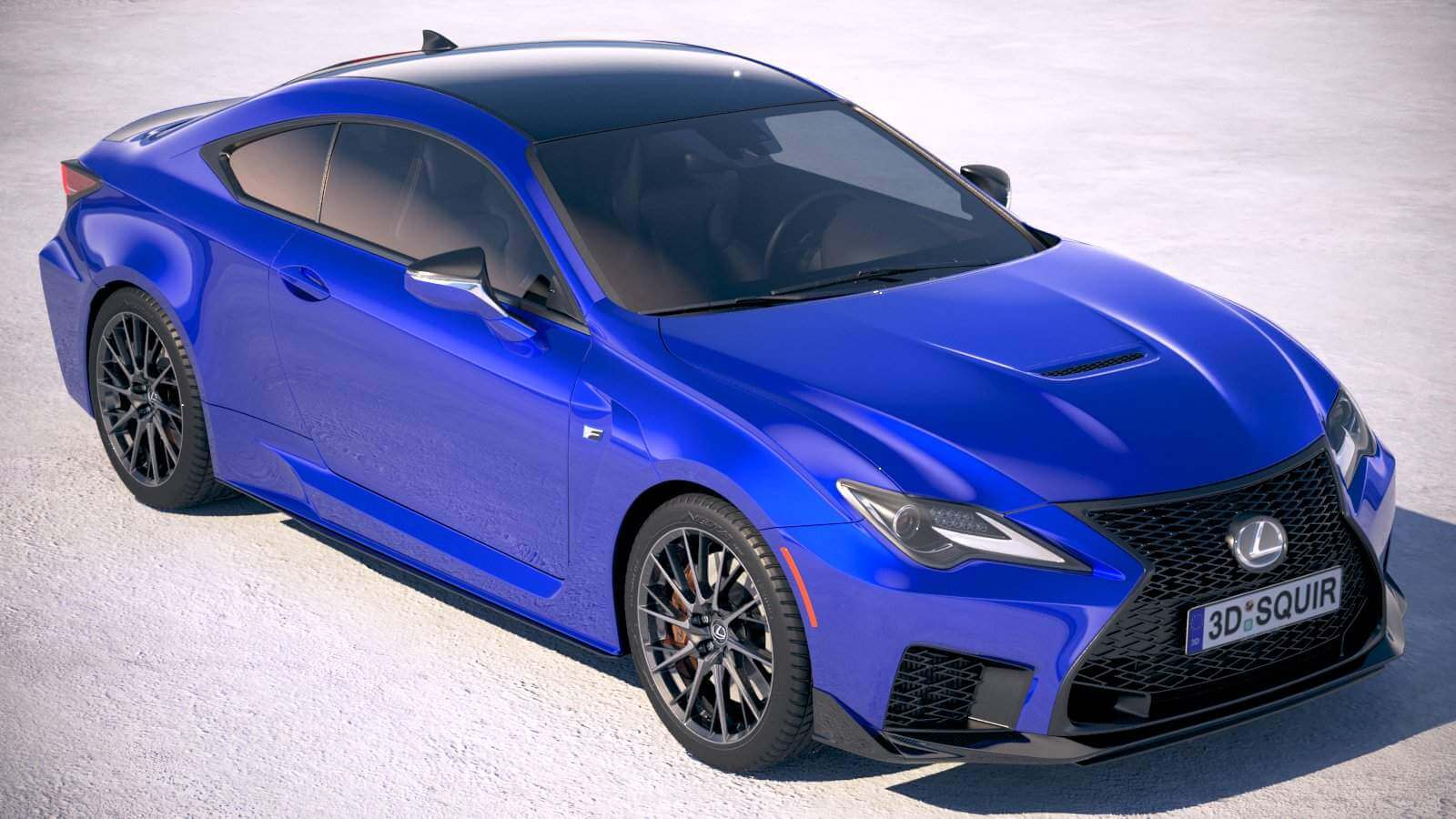 Lexus RC F 2020 - 3D Model by SQUIR