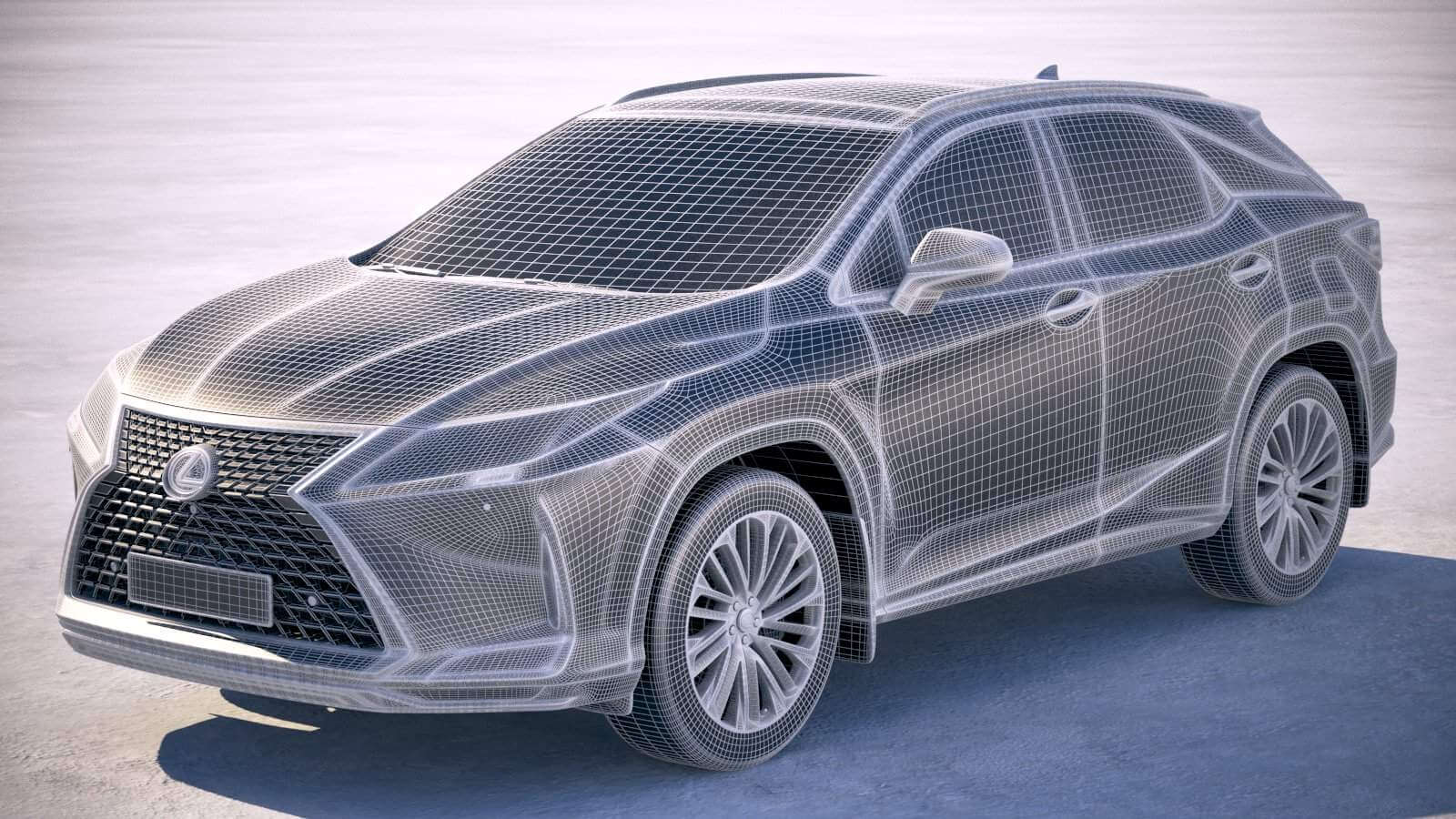 Lexus RX 2020 - 3D Model by SQUIR