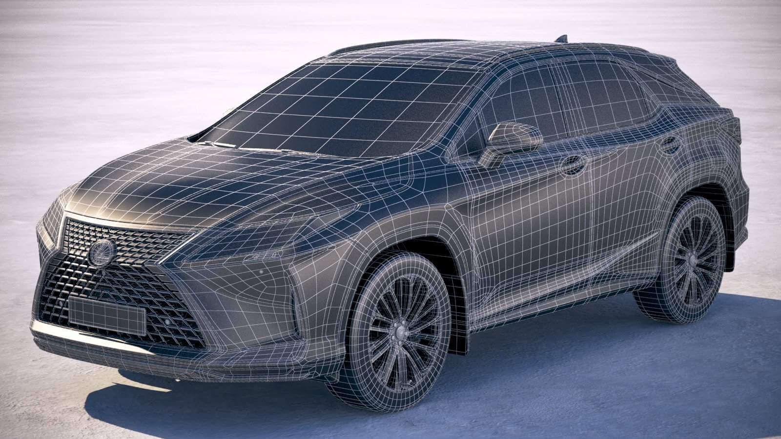 Lexus RX 2020 - 3D Model by SQUIR