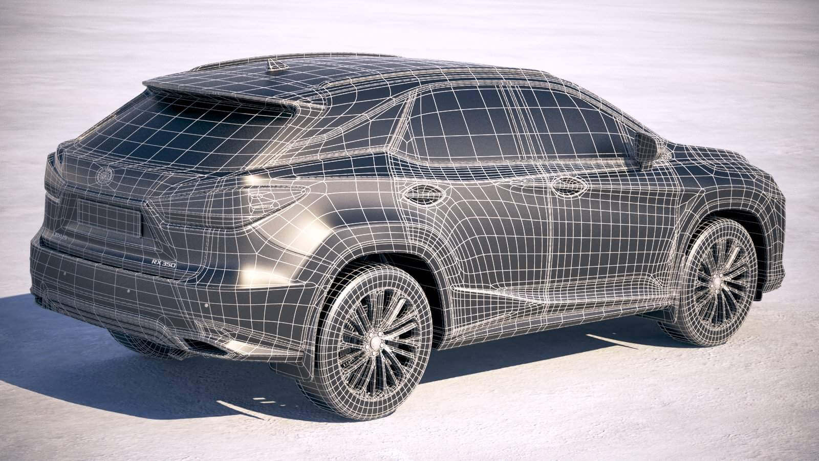 Lexus RX 2020 - 3D Model by SQUIR