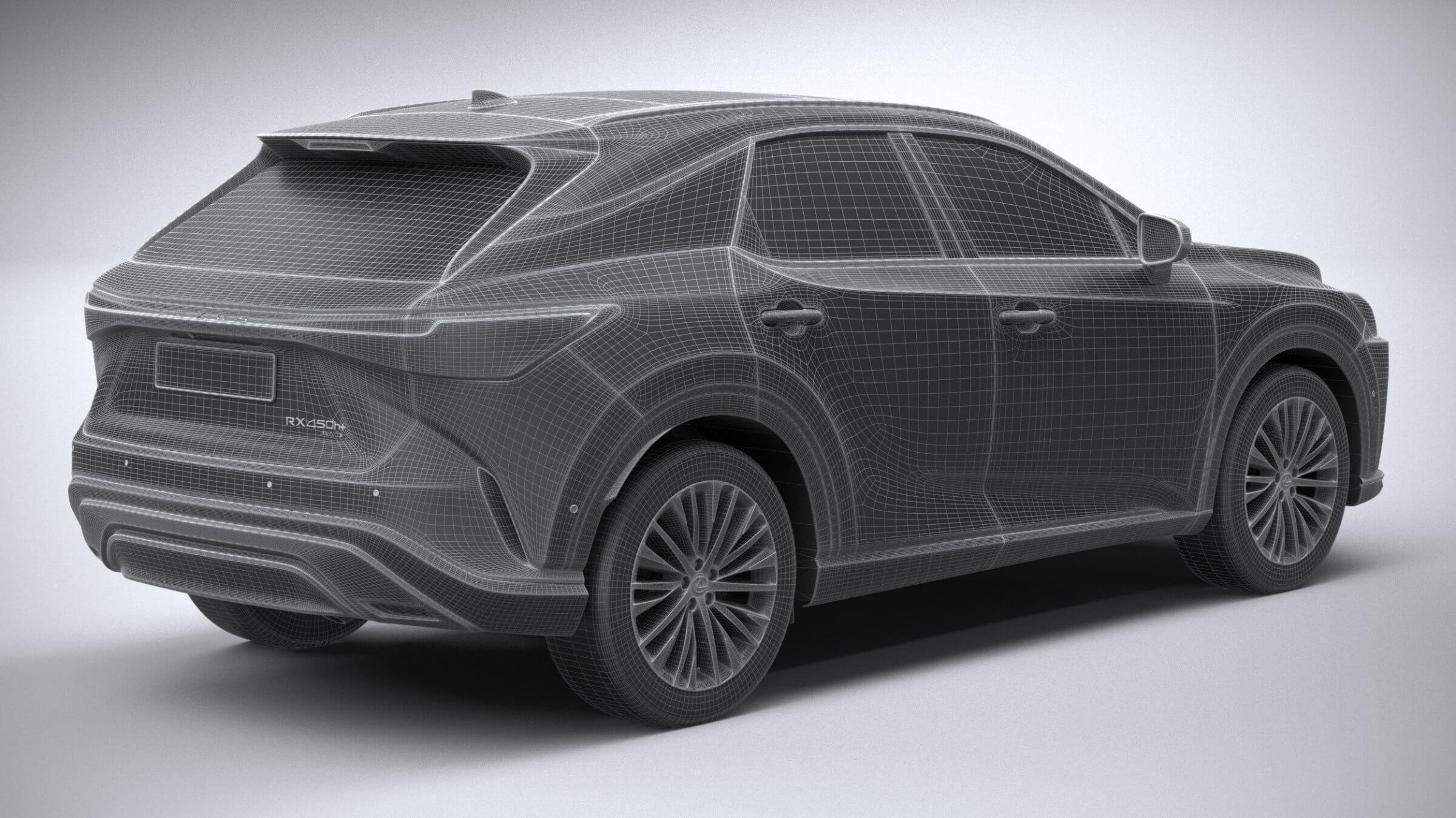 Lexus RX 450 2023 - 3D Model by SQUIR