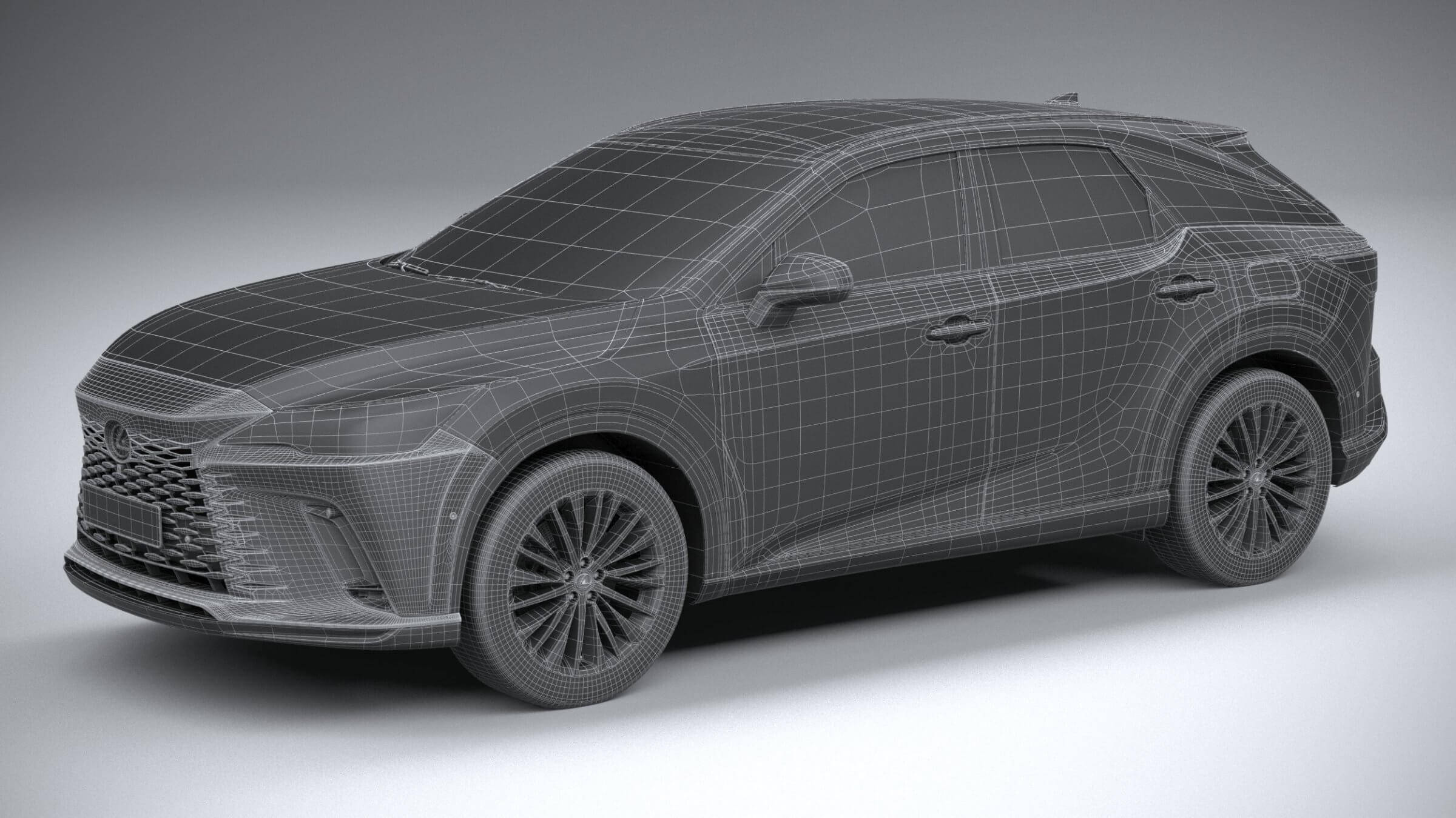 Lexus RX 450 2023 - 3D Model by SQUIR