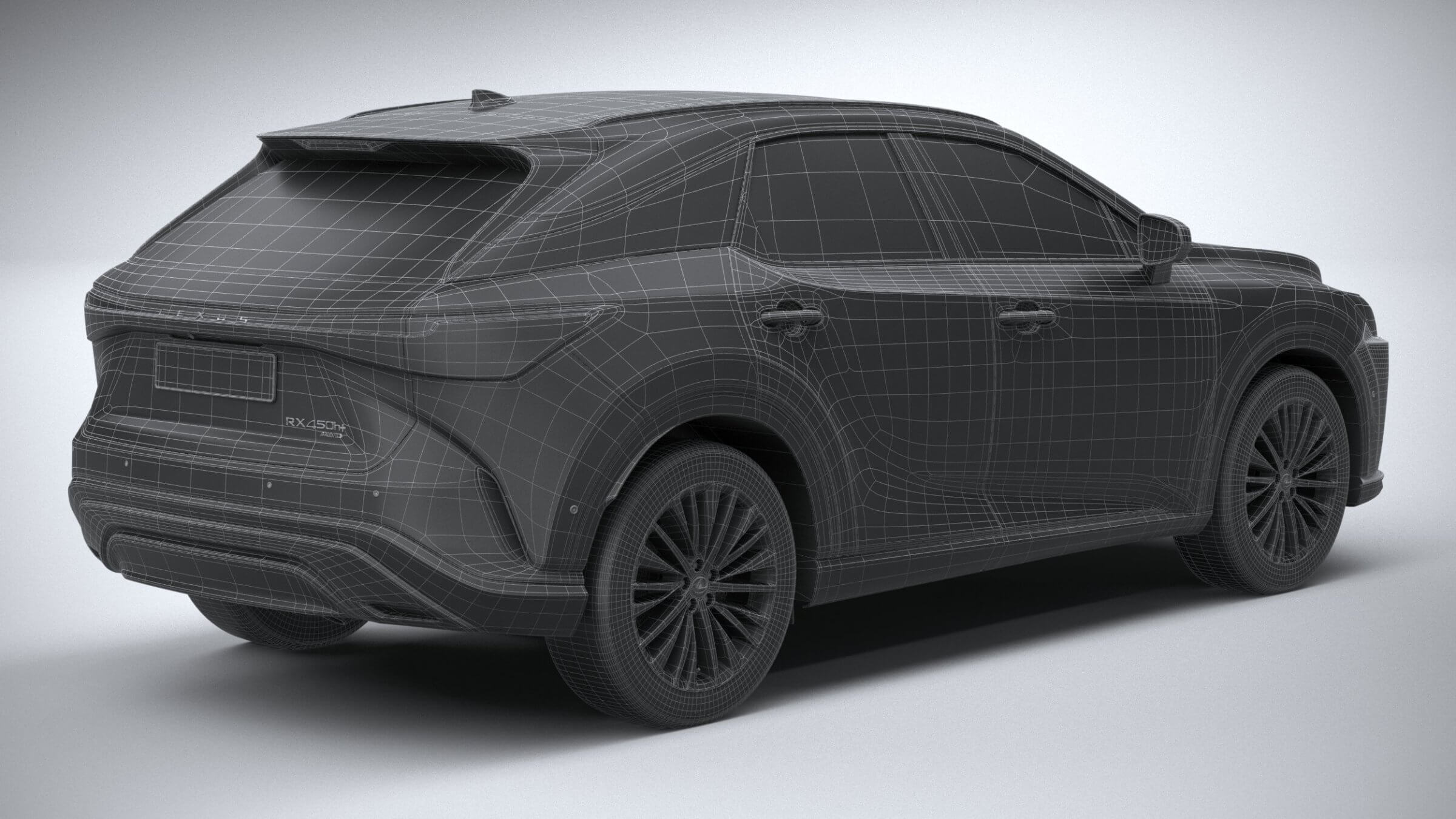 Lexus RX 450 2023 - 3D Model by SQUIR