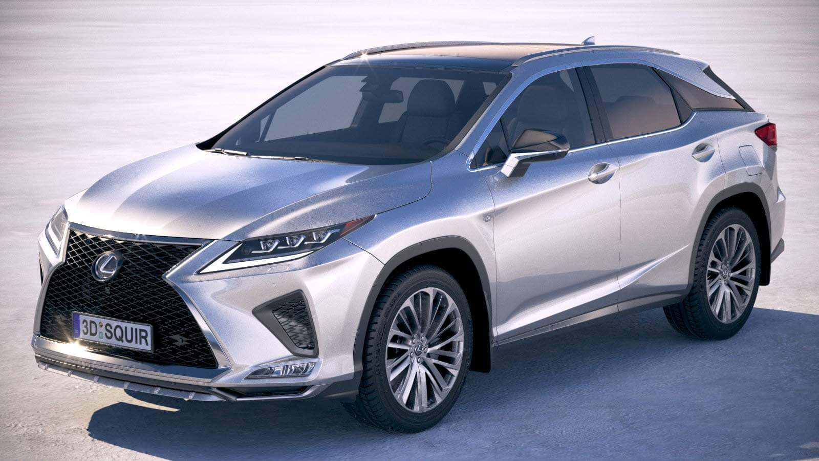 Lexus RX F-Sport 2020 3D Model by SQUIR